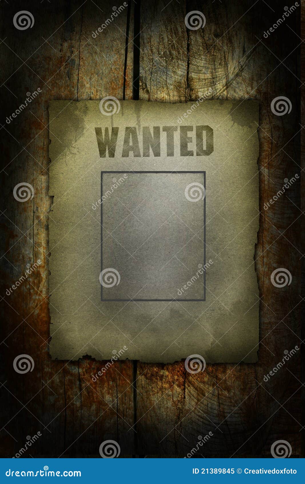 Wanted Notice Sign on the Wooden Background Stock Image - Image of ...