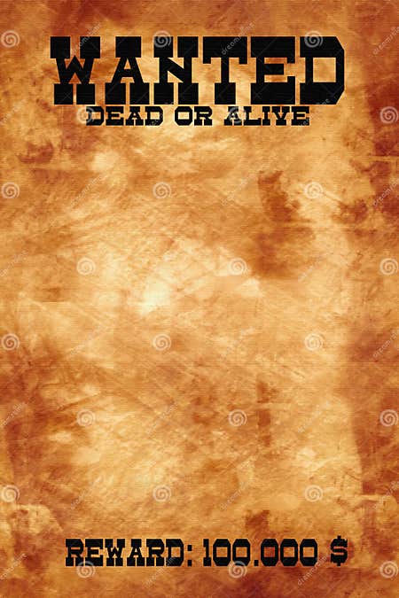 Wanted poster stock illustration. Illustration of searched - 1503678