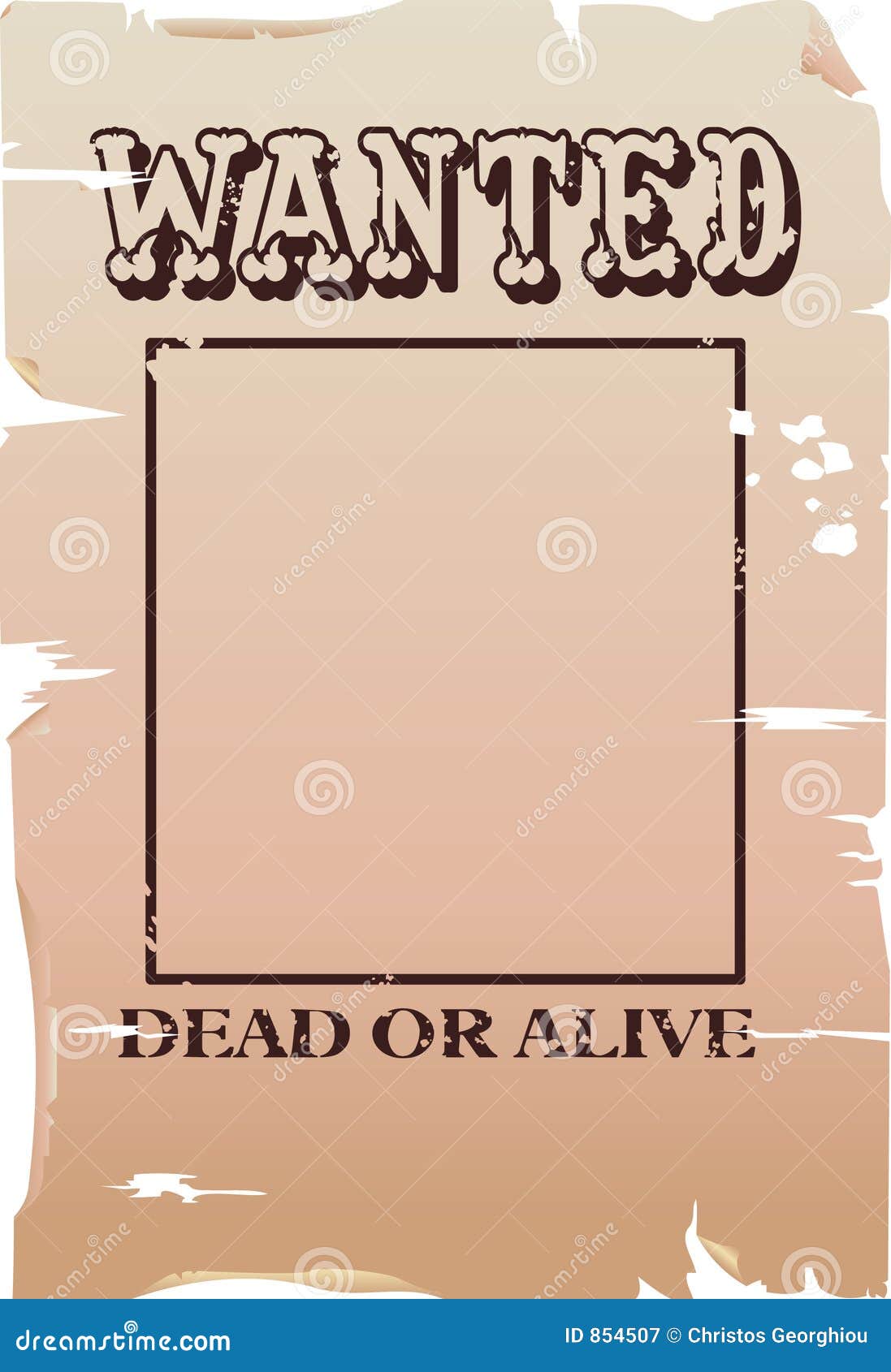 Wanted Poster Paper Background