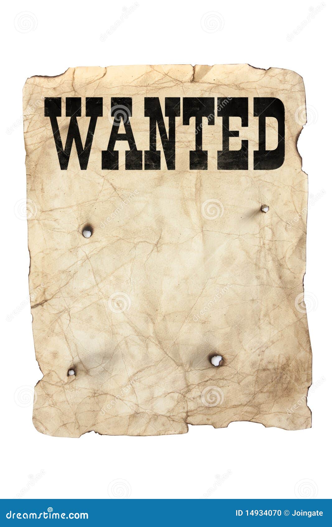 Most Wanted Poster Background