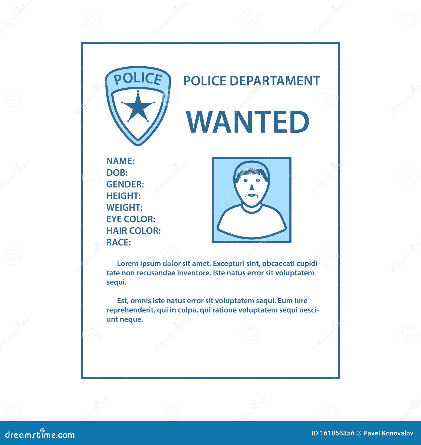 Wanted Poster Icon stock vector. Illustration of reward - 161056856