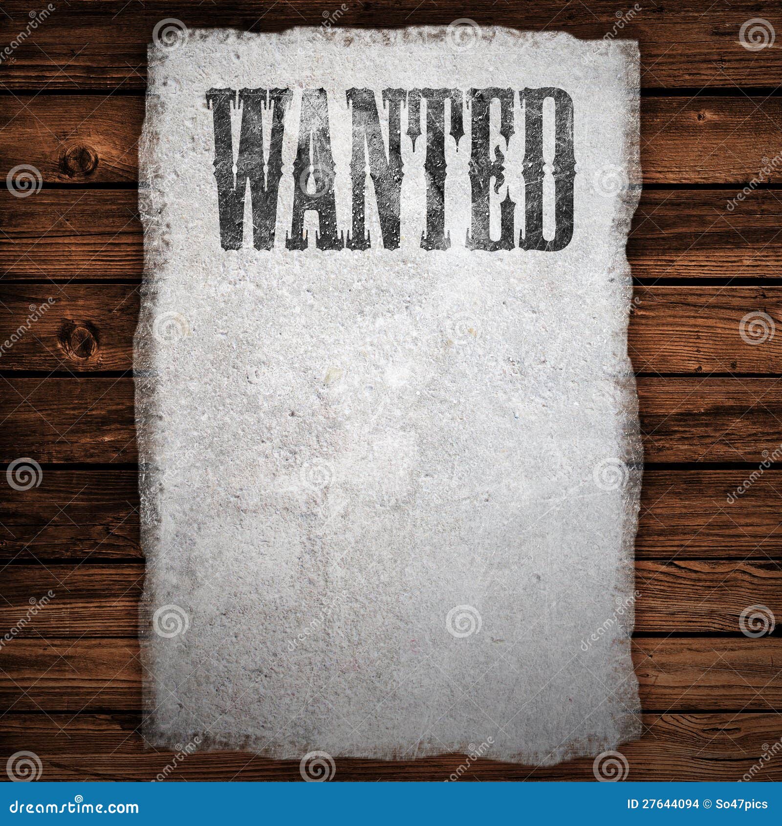 Wanted sign stock photo. Image of west, paper, smugged - 27644094