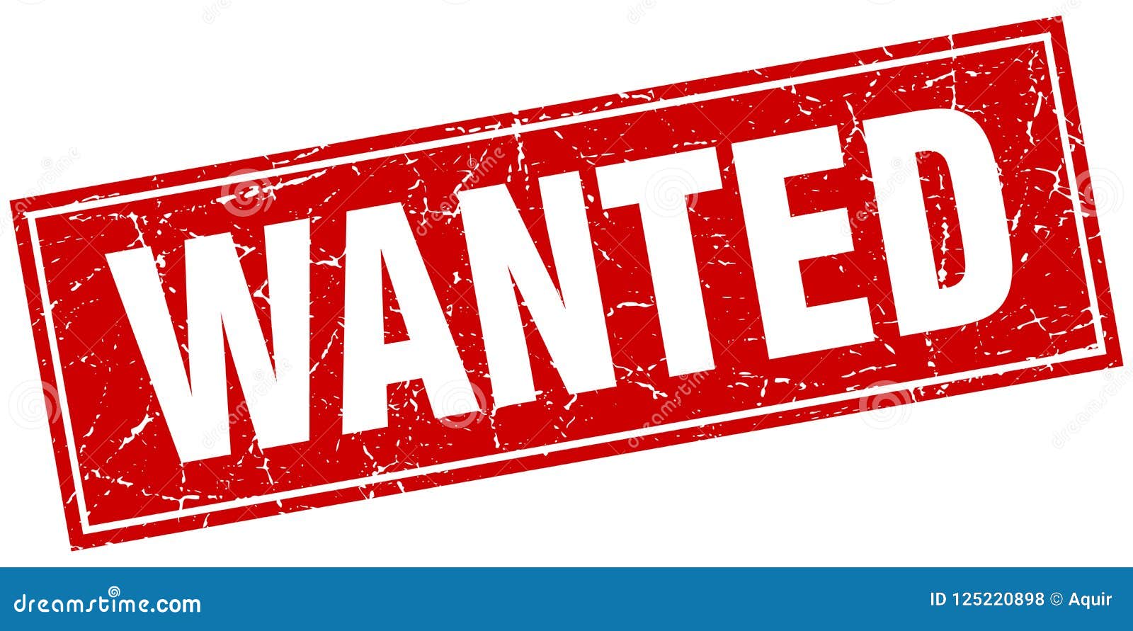 Wanted stamp stock vector. Illustration of insignia - 125220898