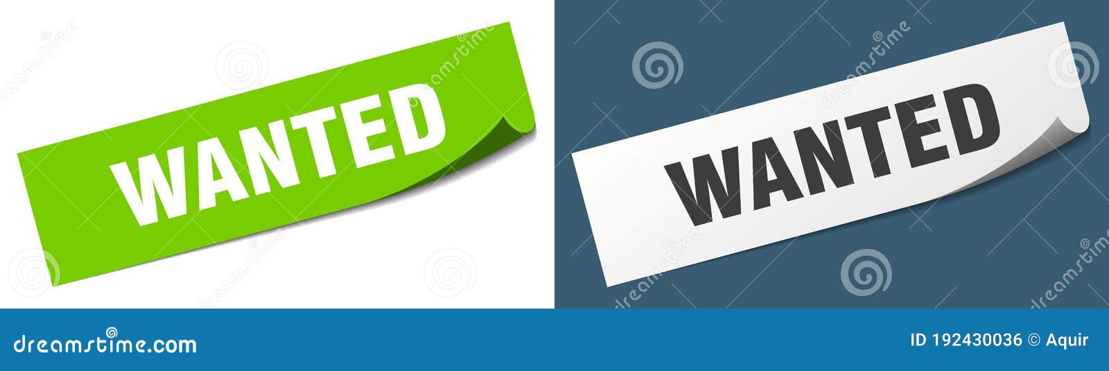 Wanted Sticker. Wanted Sign Set Stock Vector - Illustration of vector ...