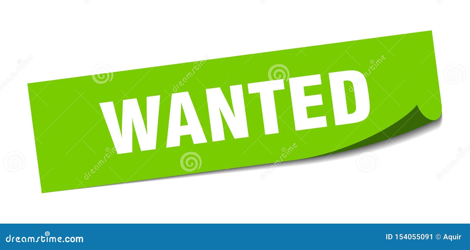 Wanted sticker. stock vector. Illustration of background - 154055091