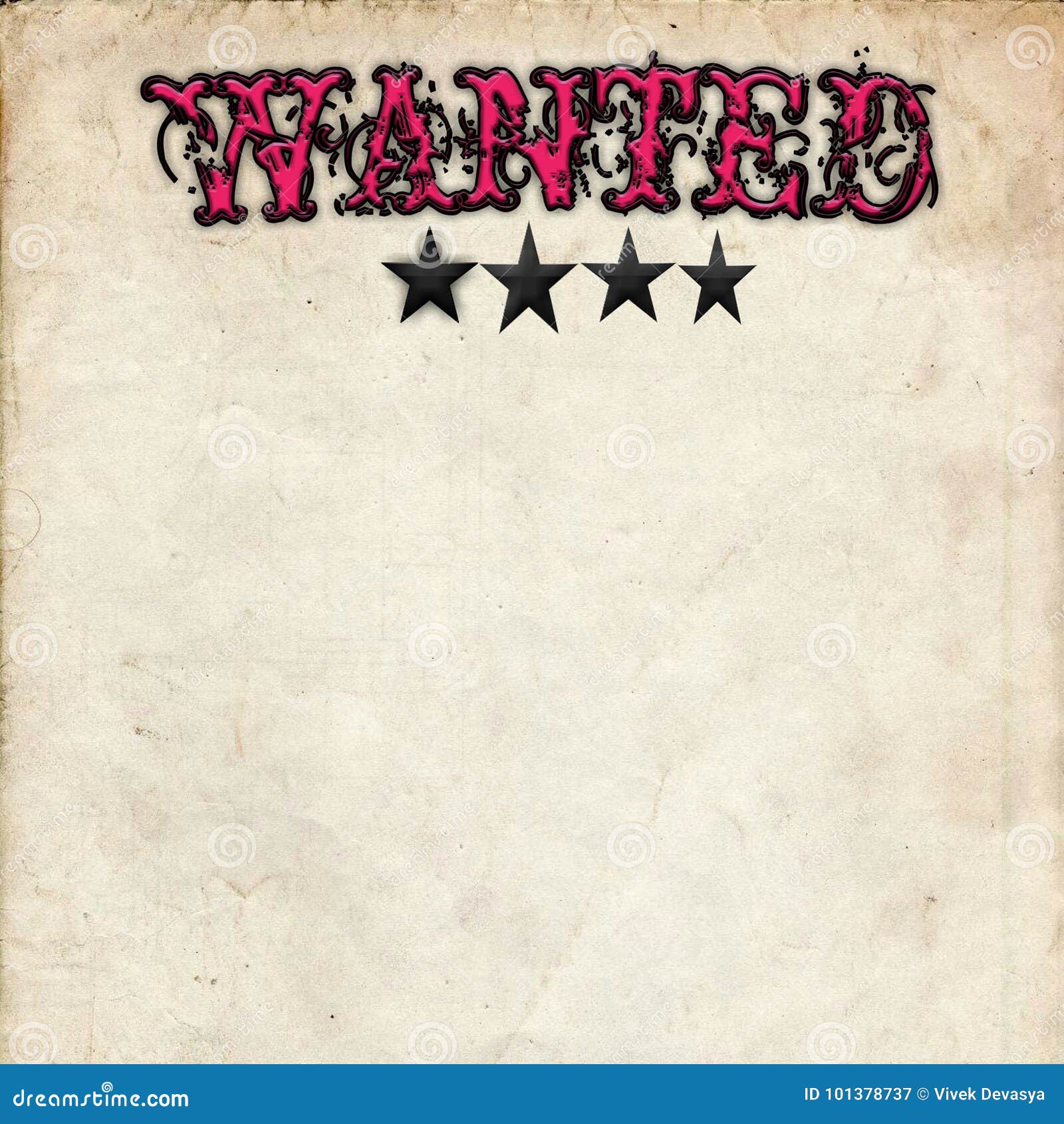 Wanted Paper Texture