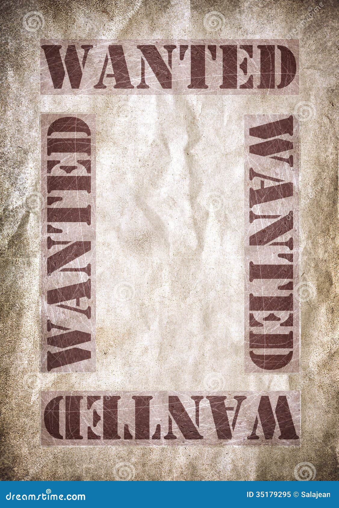 Wanted Vintage Poster, Dead or Alive Stock Image - Image of page ...