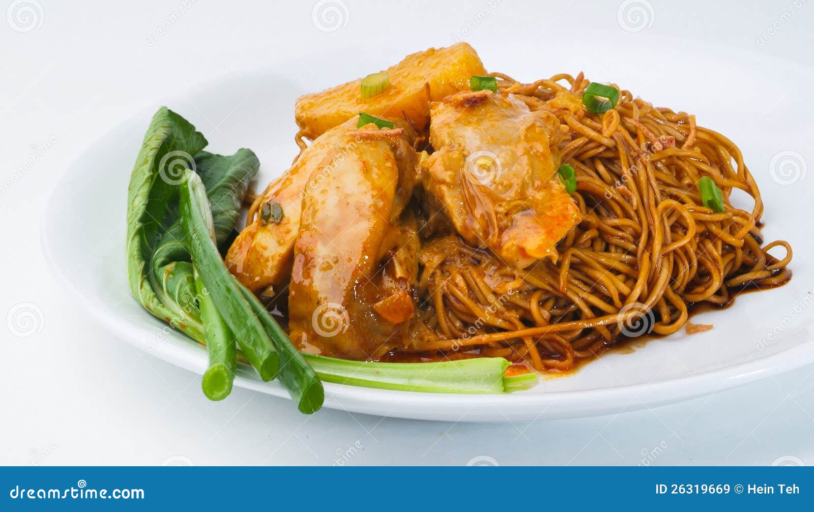 Wanton Curry Noodle, Dried Wanton Noodle Stock Image - Image of chinese ...