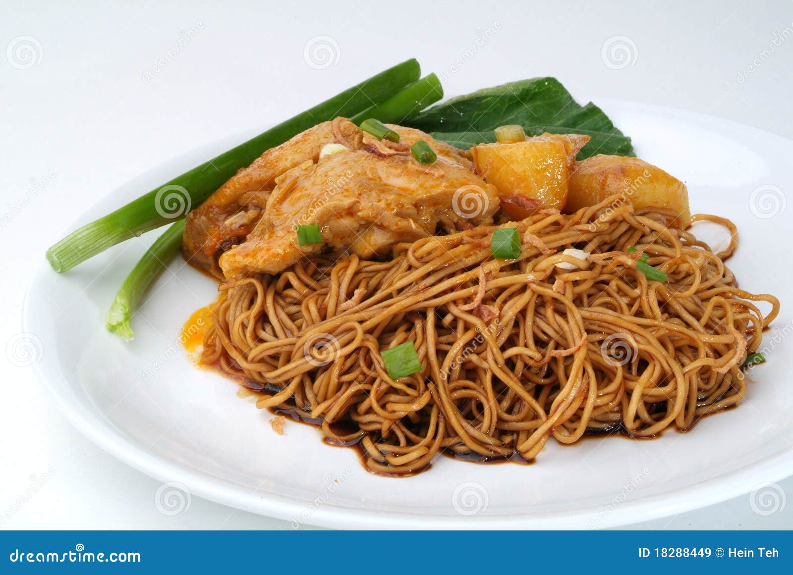 Wanton Noodles stock image. Image of black, savory, malaysia - 18288449