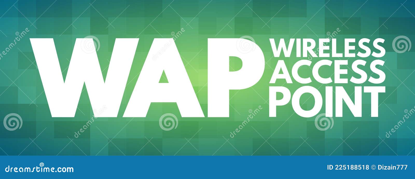 WAP - Wireless Access Point Acronym, Technology Concept Background ...