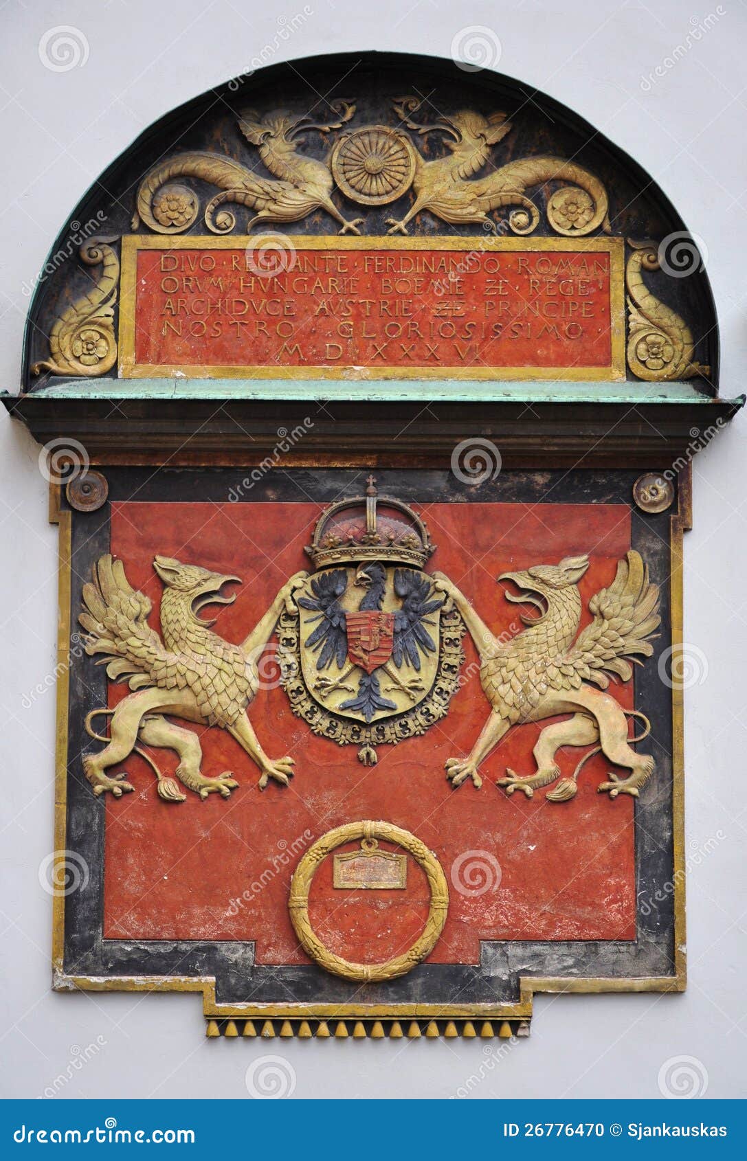 Wappen Österreich stockfoto. Bild von historisch, krone - 26776470