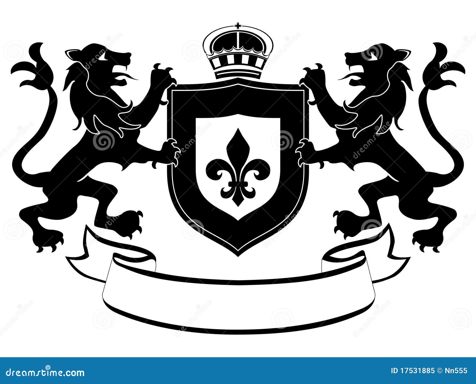 Wappen vektor abbildung. Illustration von schwarzes, schild - 17531885