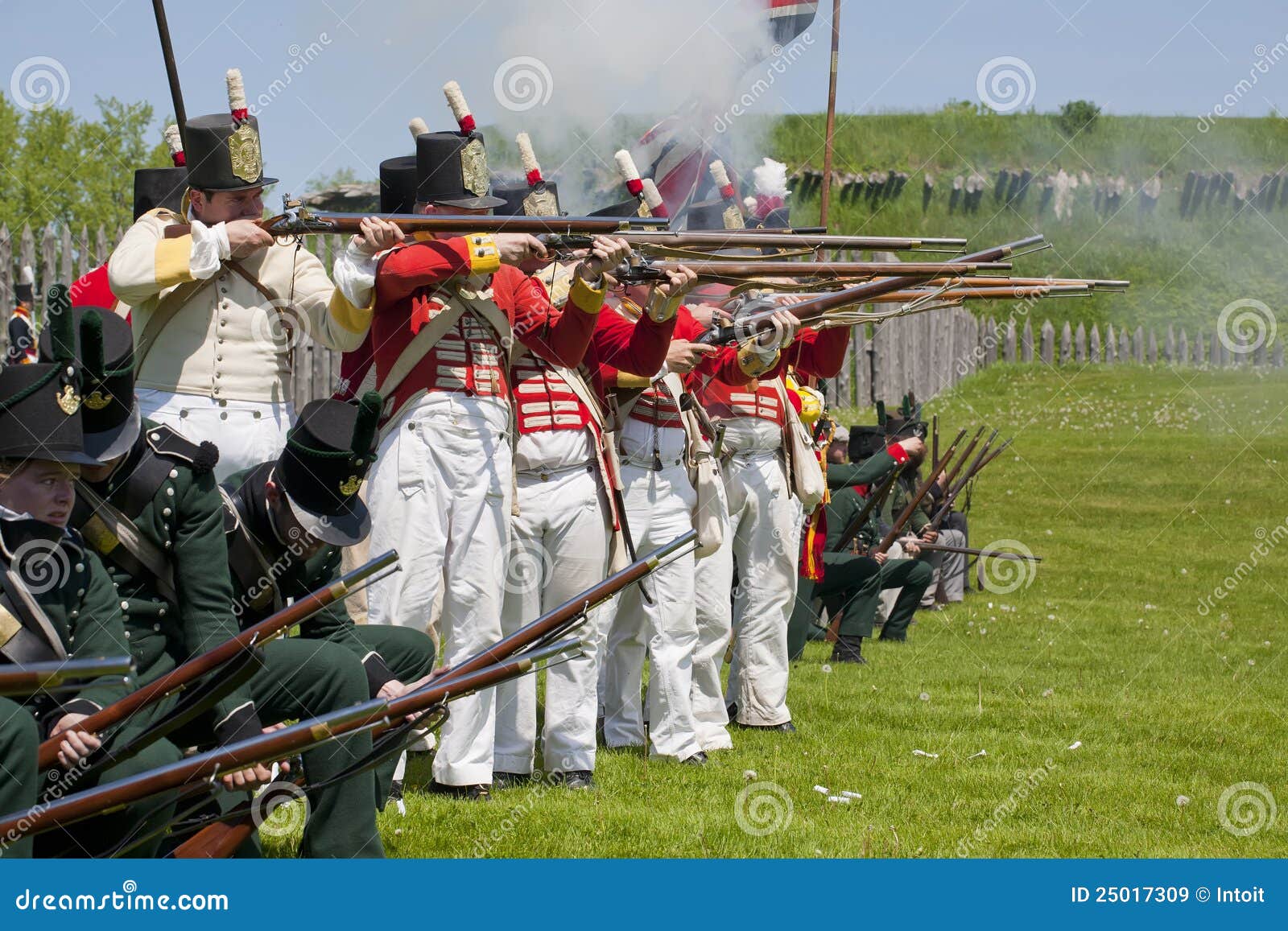 War of 1812 Reenactment editorial stock image. Image of colonial - 25017309
