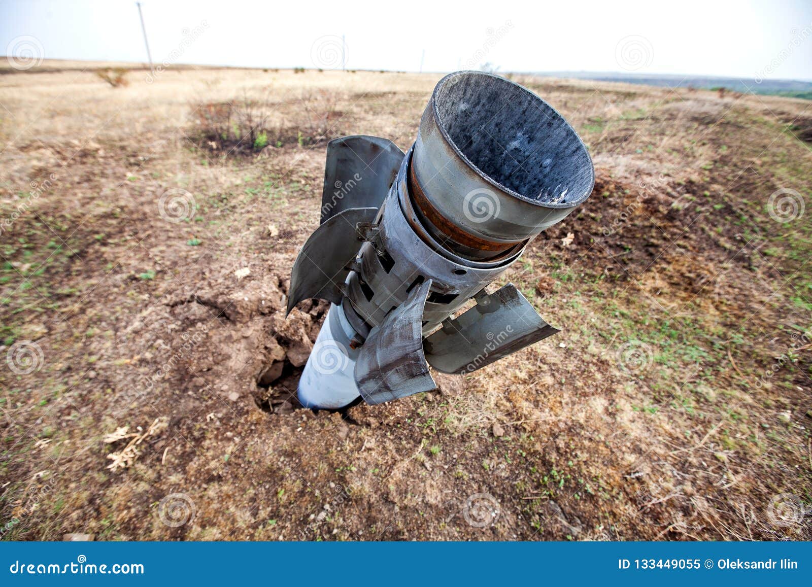 War Actions Aftermath, Ukraine And Donbass Conflict, Rocket Engine ...
