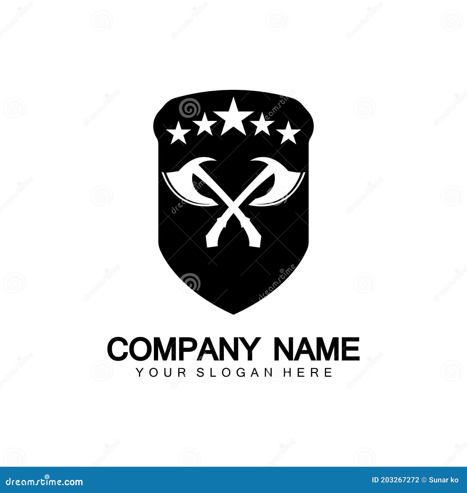 War Axe Logo. War Axe Executioner Axe Viking Battle Axe in Vector Stock ...