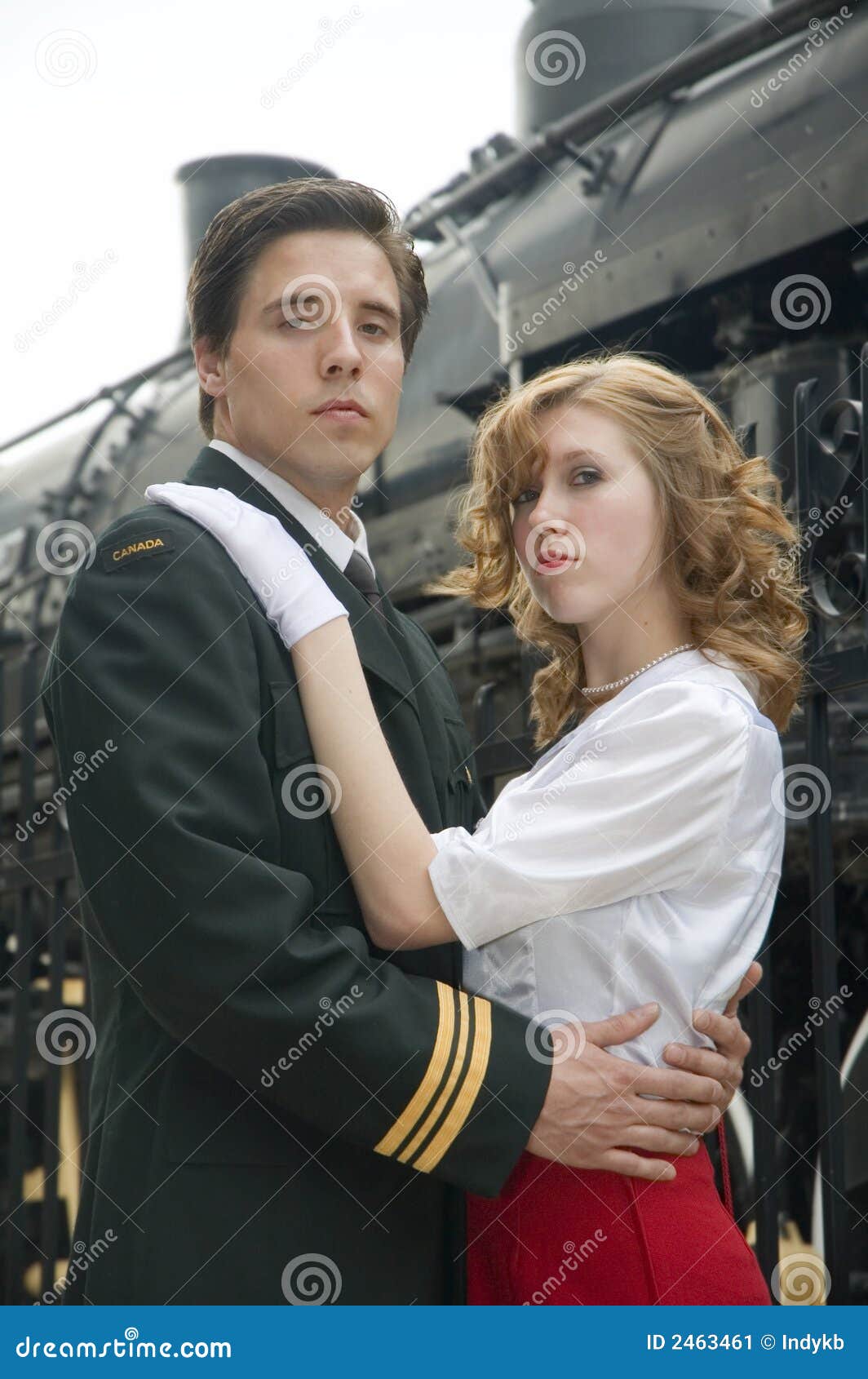 War Bride stock image. Image of lovers, wife, couple, military - 2463461
