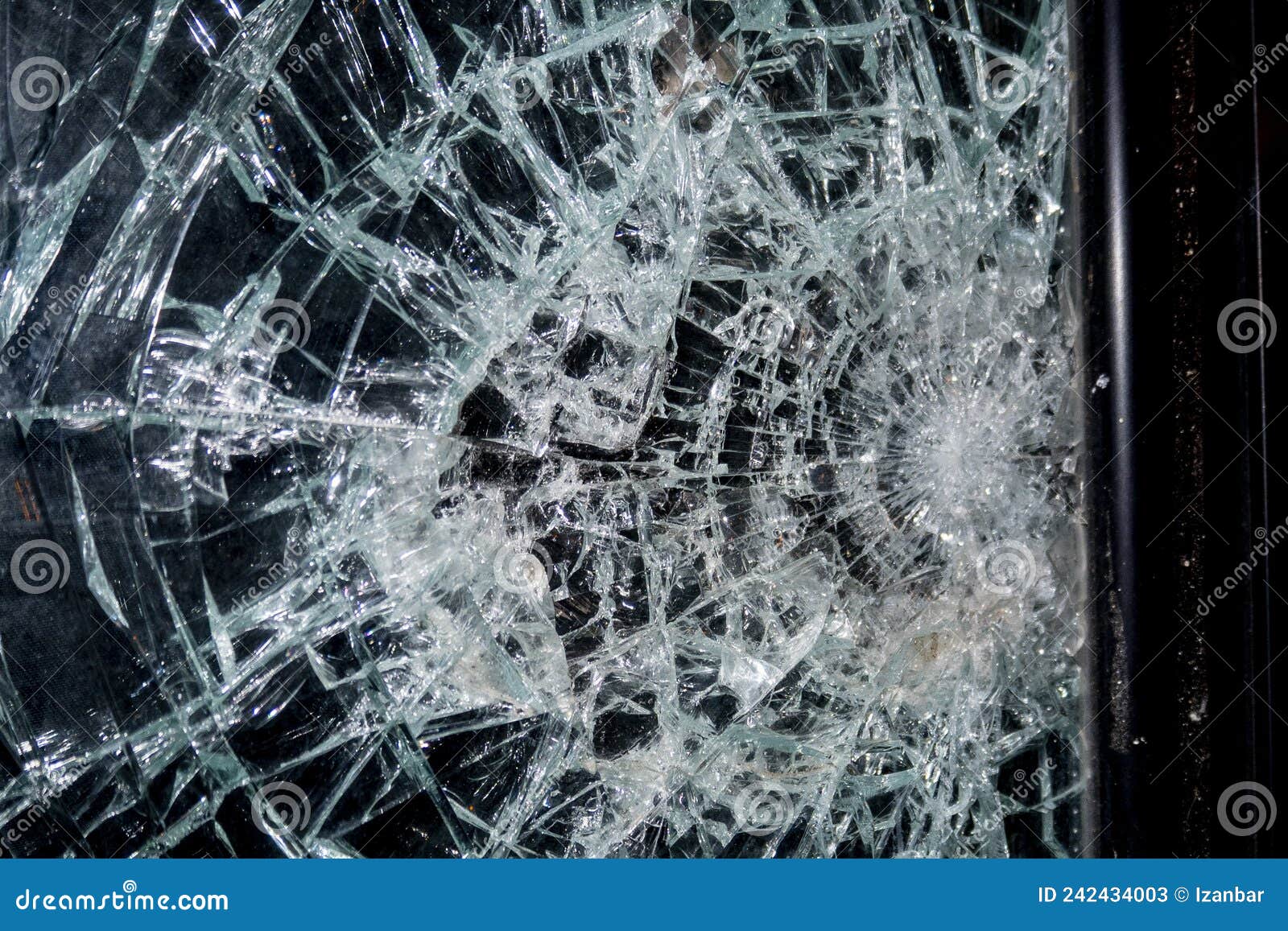 War Bullet Broken Glass Window Stock Image - Image of macro, bullet ...