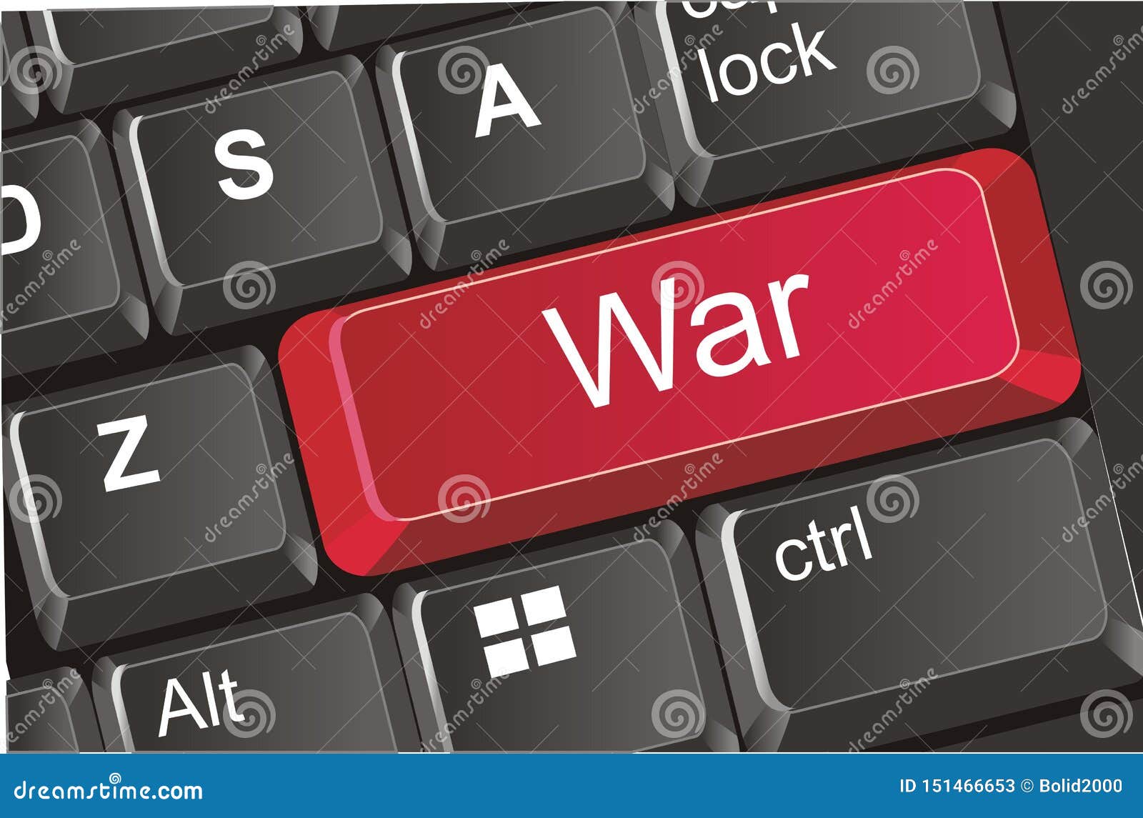 Large red war button editorial stock photo. Illustration of signs ...