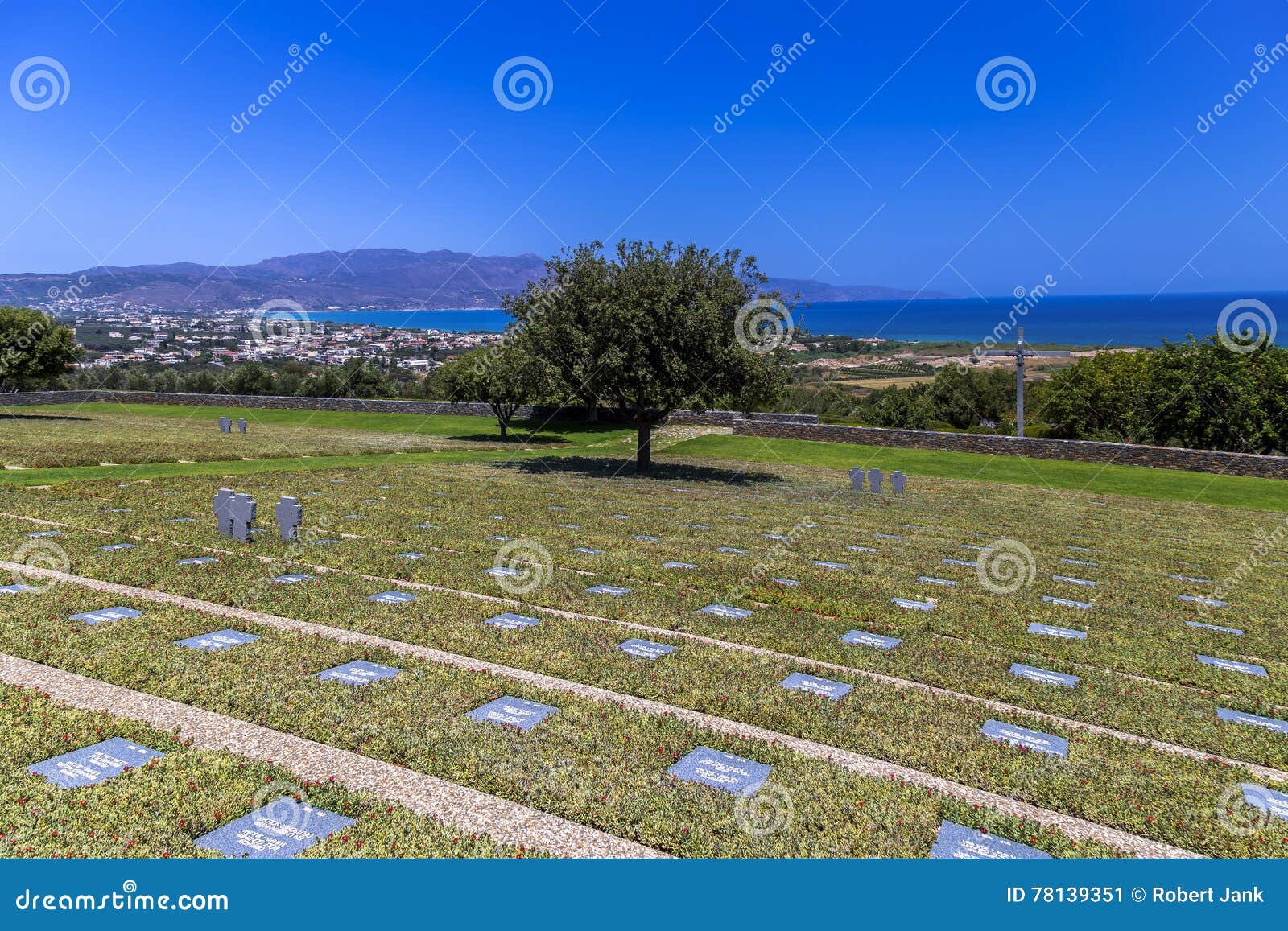 War Cemetery, Maleme, Crete Editorial Photo - Image of crete, maleme ...