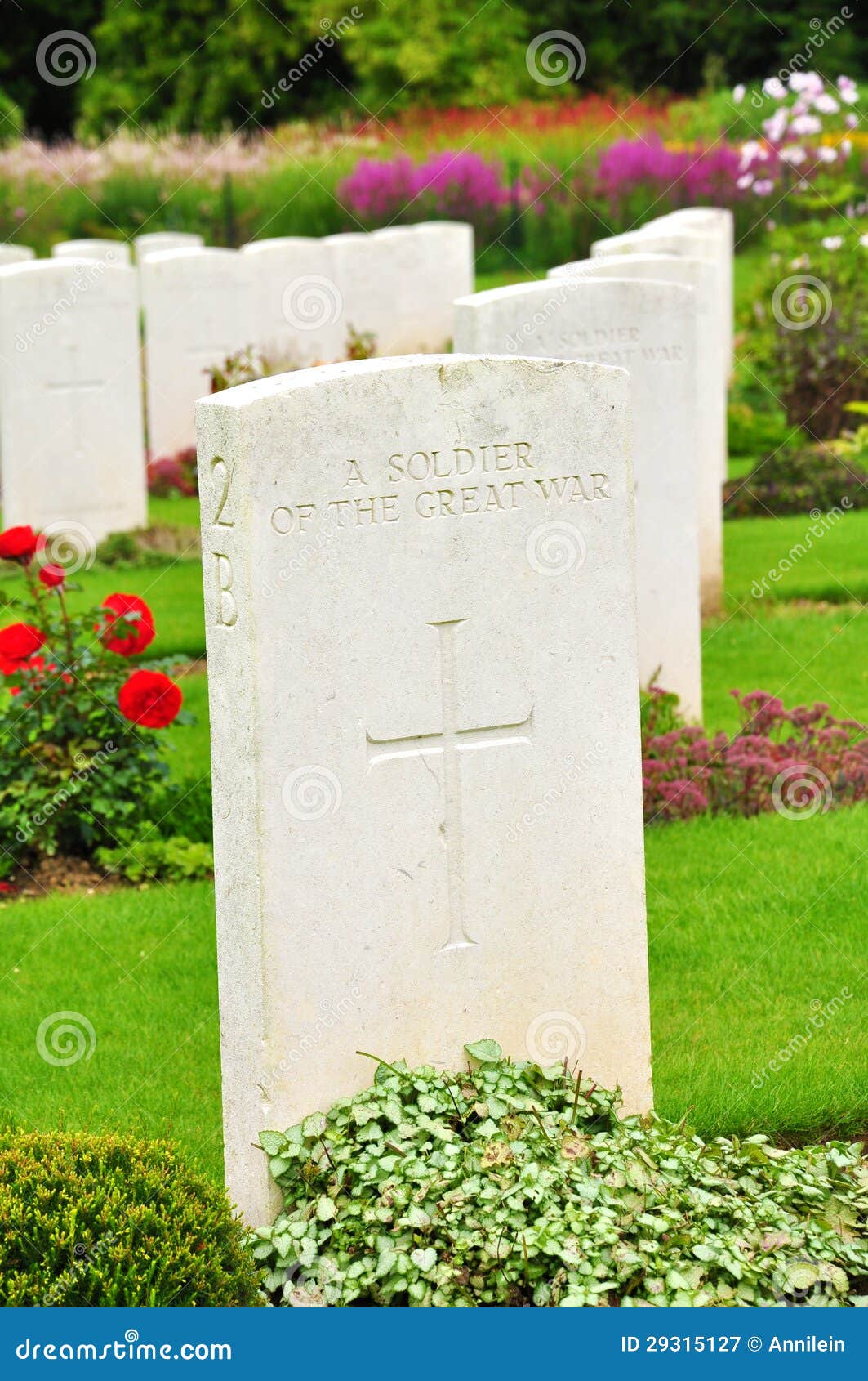 War Cemetery - the Somme - France Stock Image - Image of australian ...