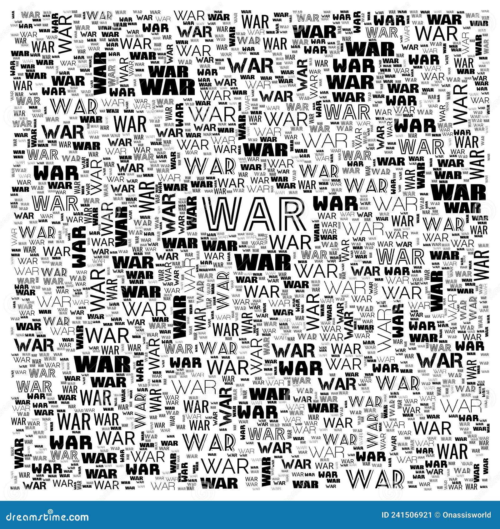 War Confrontation Text Illustration Banner Icon Stock Image - Image of ...