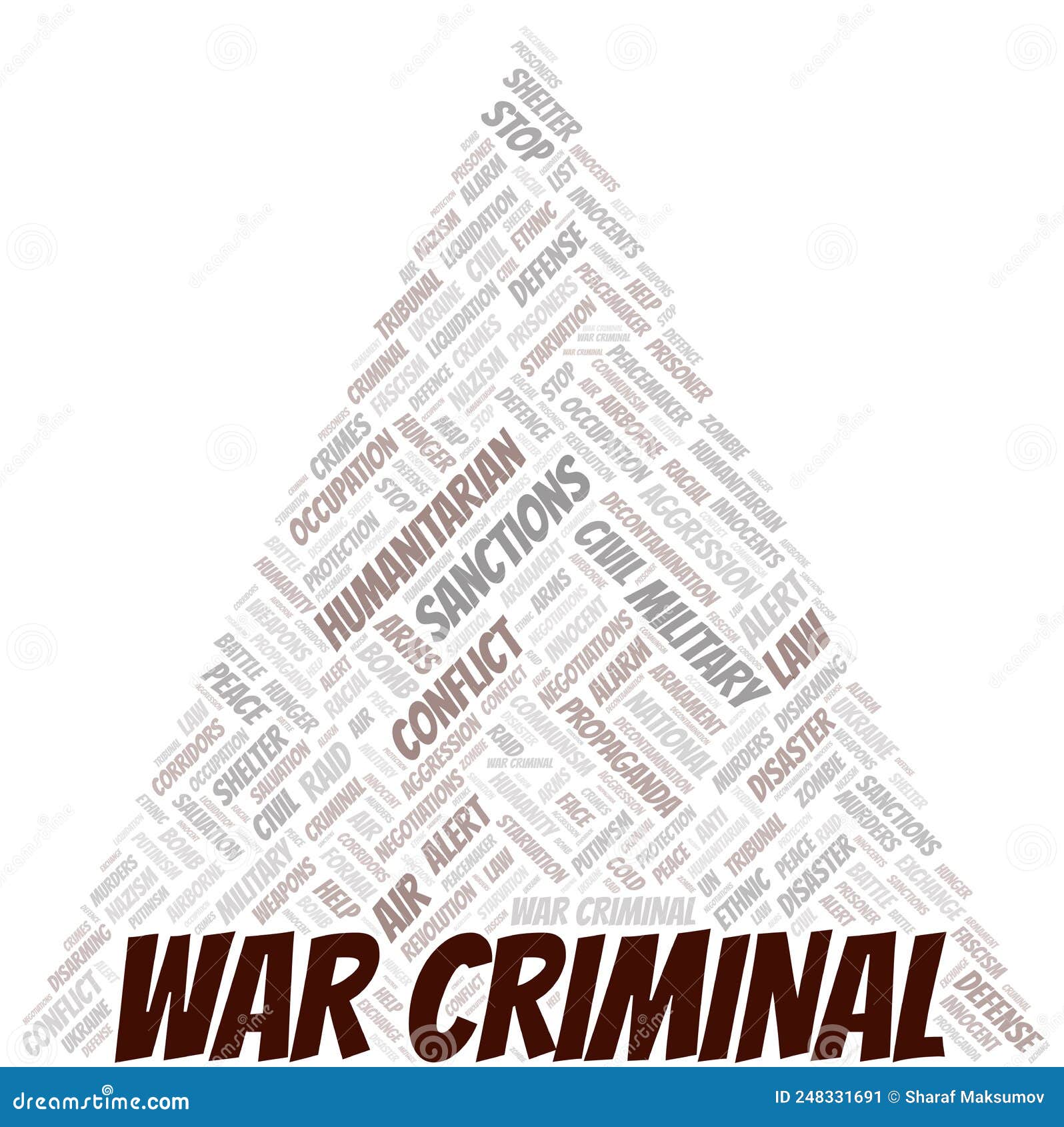Criminal Word Concepts Banner. Committing Crime. Terrorist Attack ...