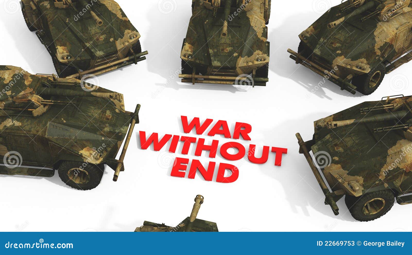 War without End stock illustration. Illustration of tank - 22669753