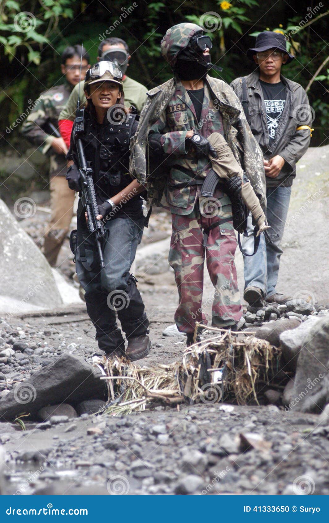 War game editorial image. Image of airsoft, indonesia - 41333650