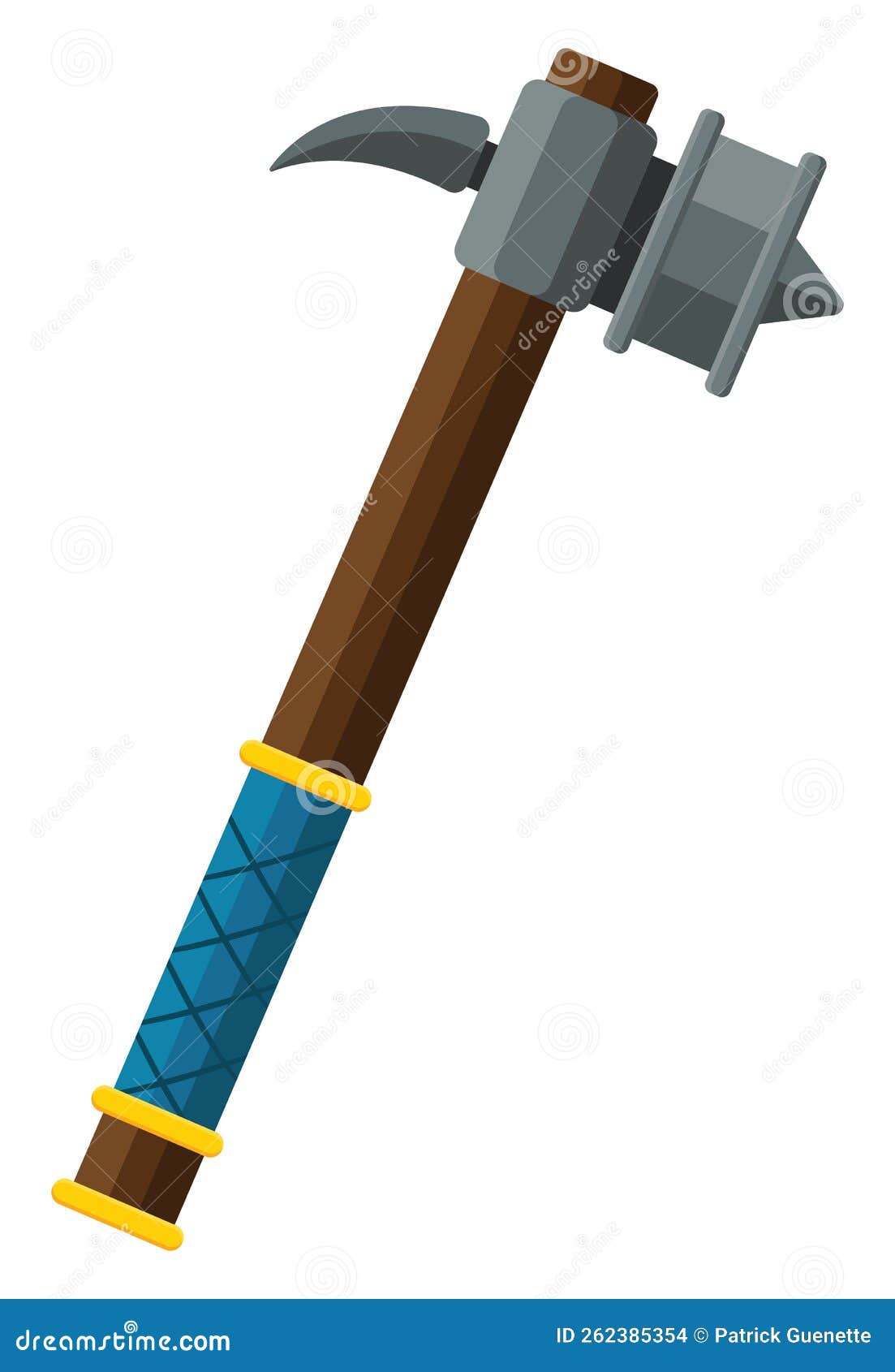 War hammer, icon stock vector. Illustration of history - 262385354