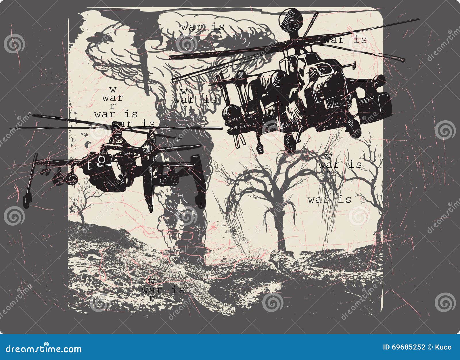 War is - an Hand Drawn Vector, Freehand Stock Vector - Illustration of ...