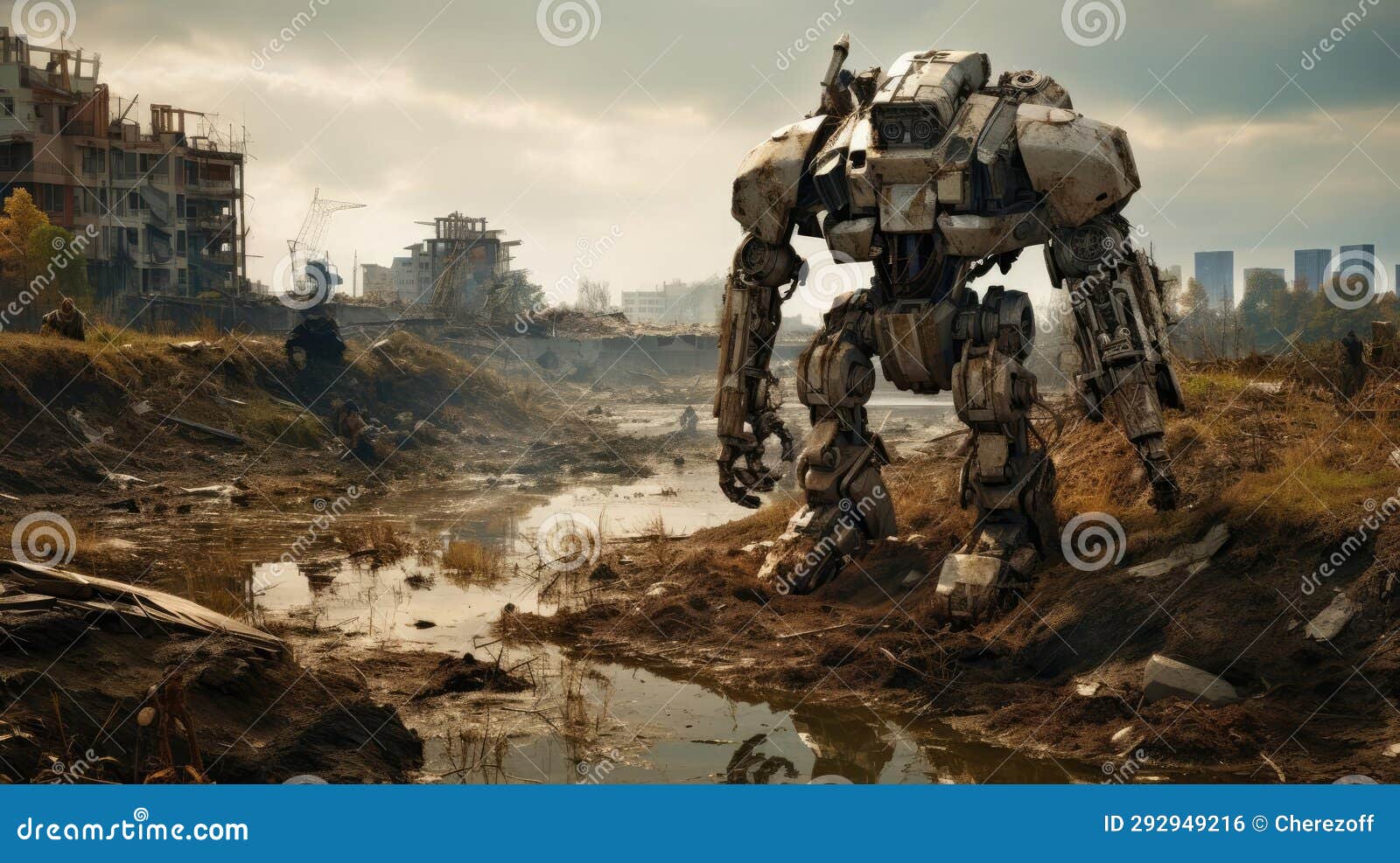 War between Humans and Robots Stock Photo - Image of rivalry, jobless ...