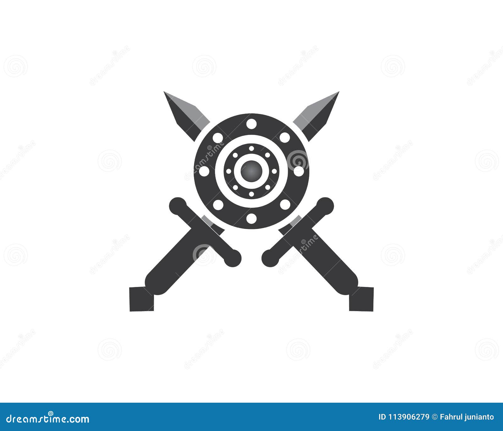 War Icon Logo Design Vector Illustration Stock Vector - Illustration of ...