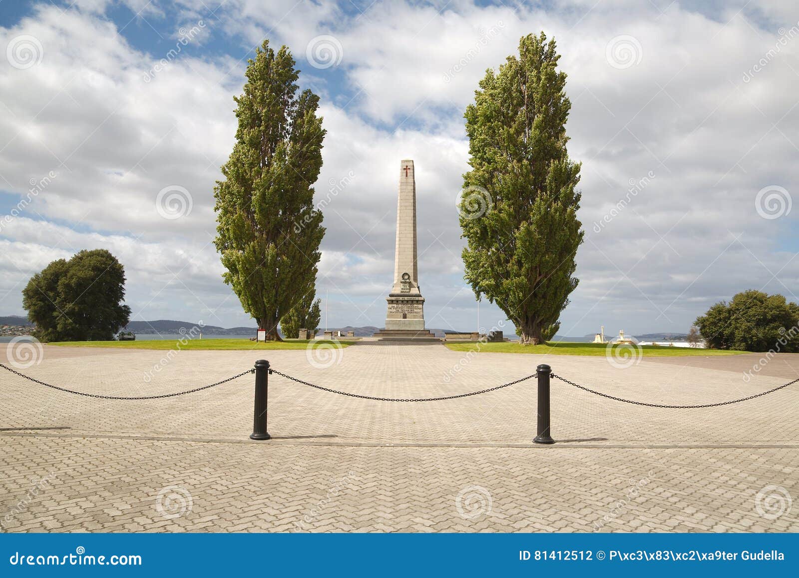 War memorial Hobart stock photo. Image of obelisk, dead - 81412512