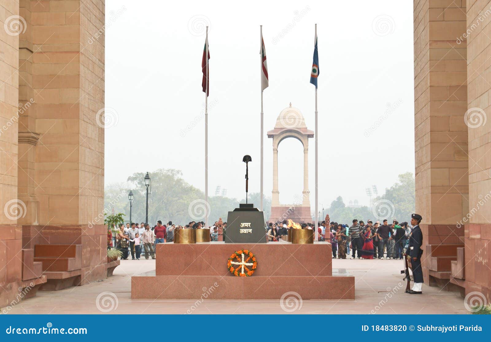 The War Memorial at India Gate in New Delhi Editorial Image - Image of ...