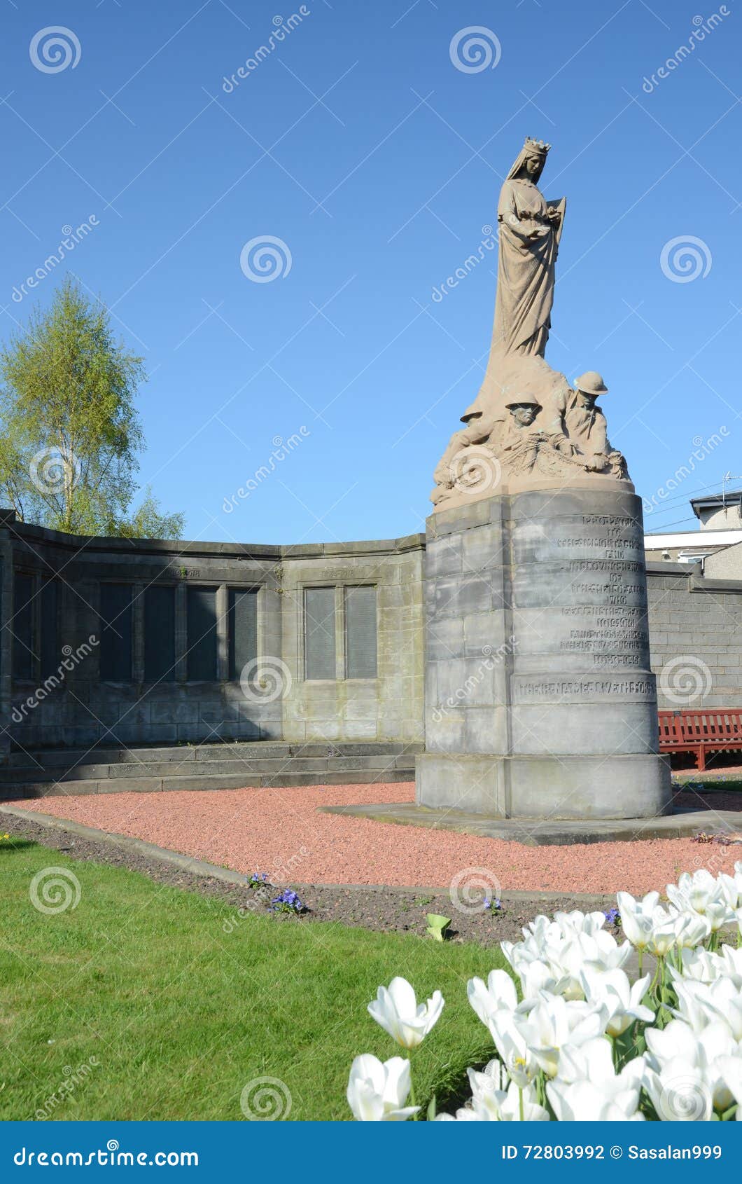 War Memorial stock photo. Image of building, plinth, roll - 72803992