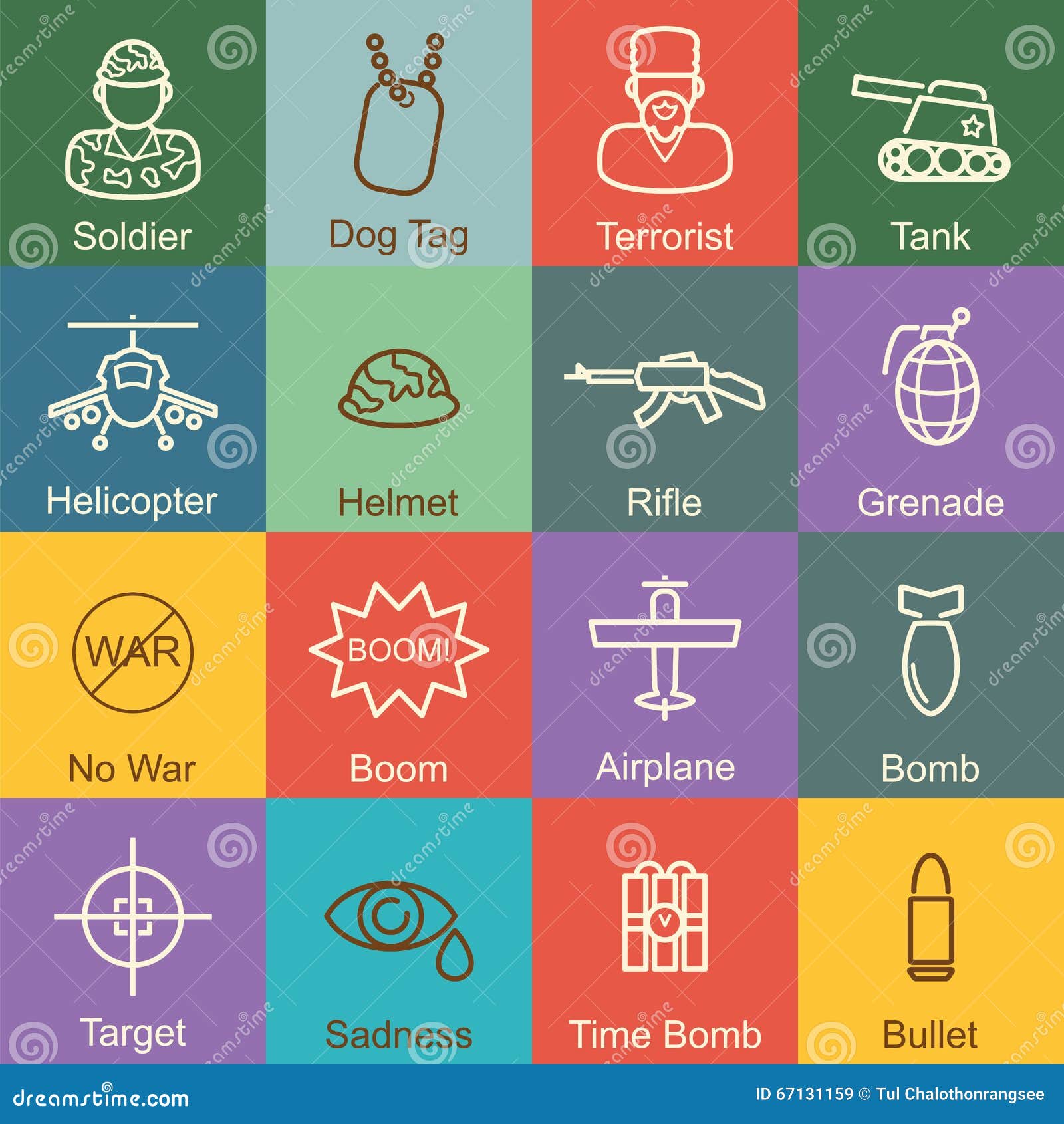 War outline design stock vector. Illustration of rifle - 67131159