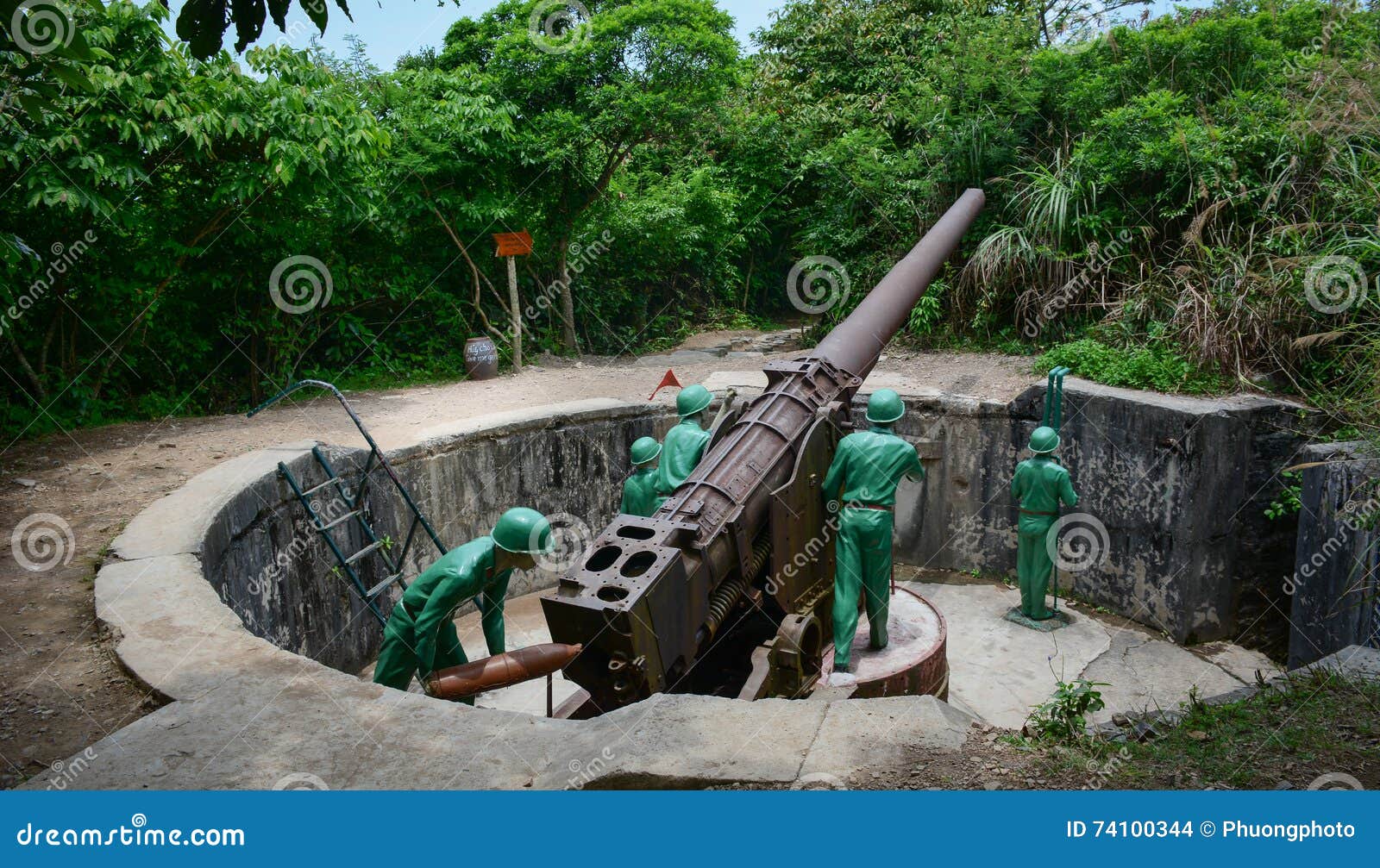 War Relics in Haiphong Province Editorial Stock Image - Image of brown ...