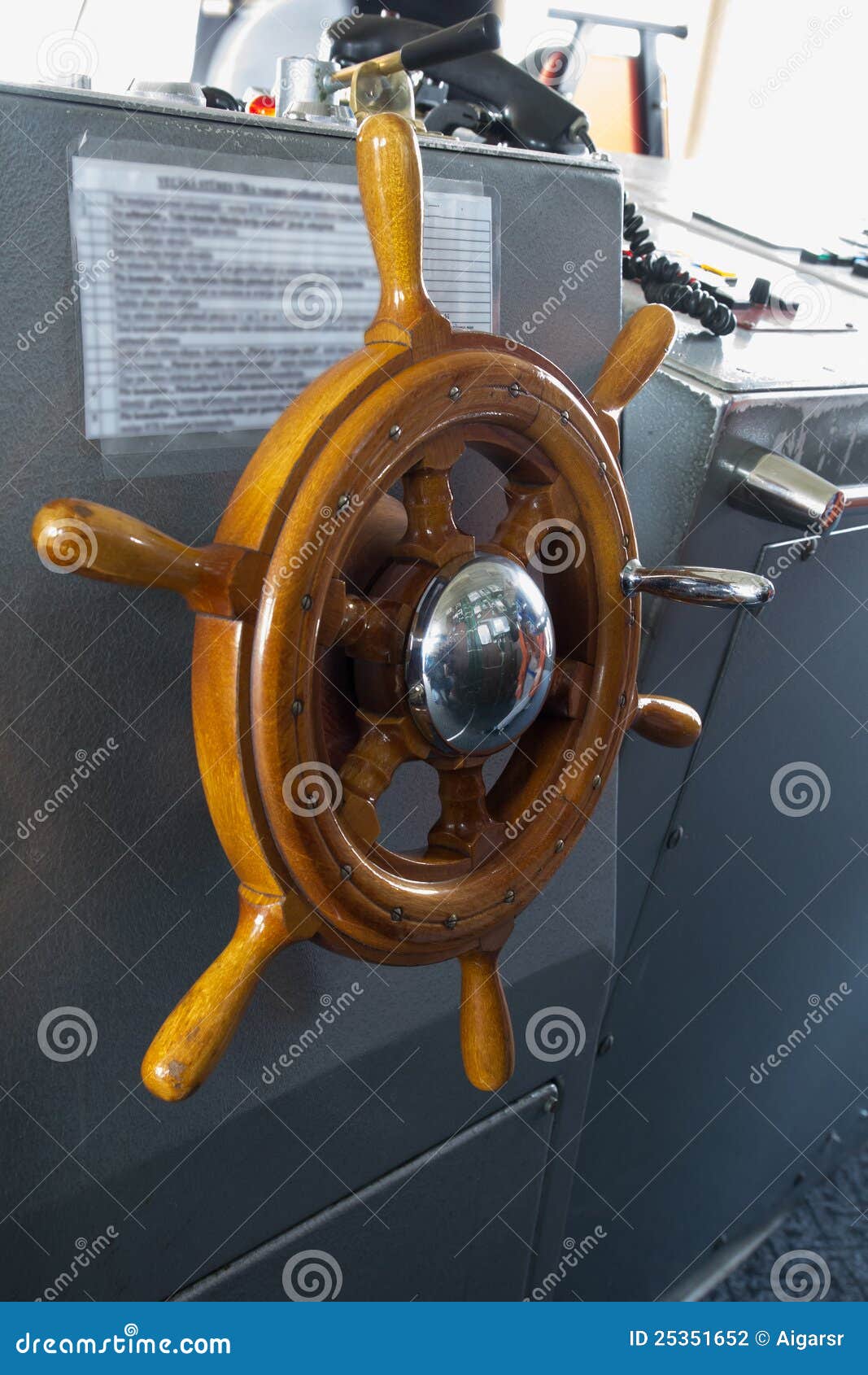 War ship wheel stock photo. Image of ship, vessel, deck - 25351652