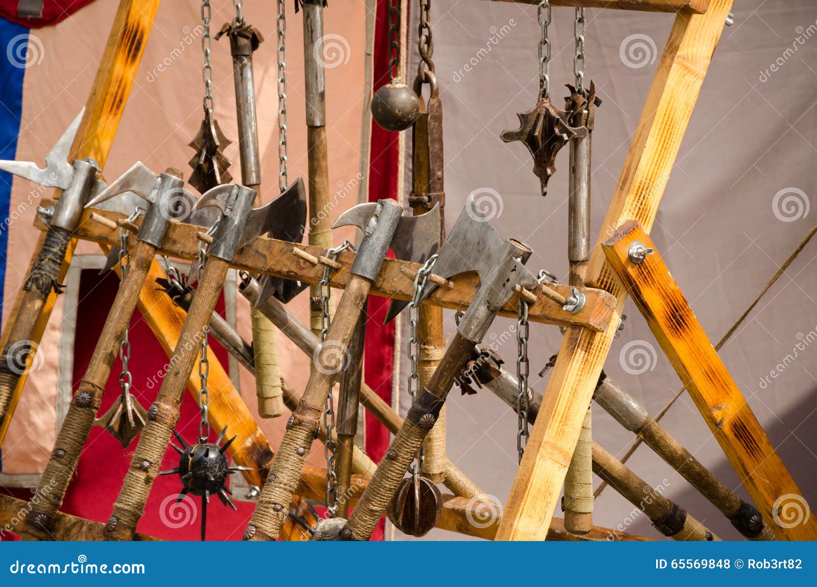 War Symbol. Medieval Weapons for Close Combat. Stock Photo - Image of ...