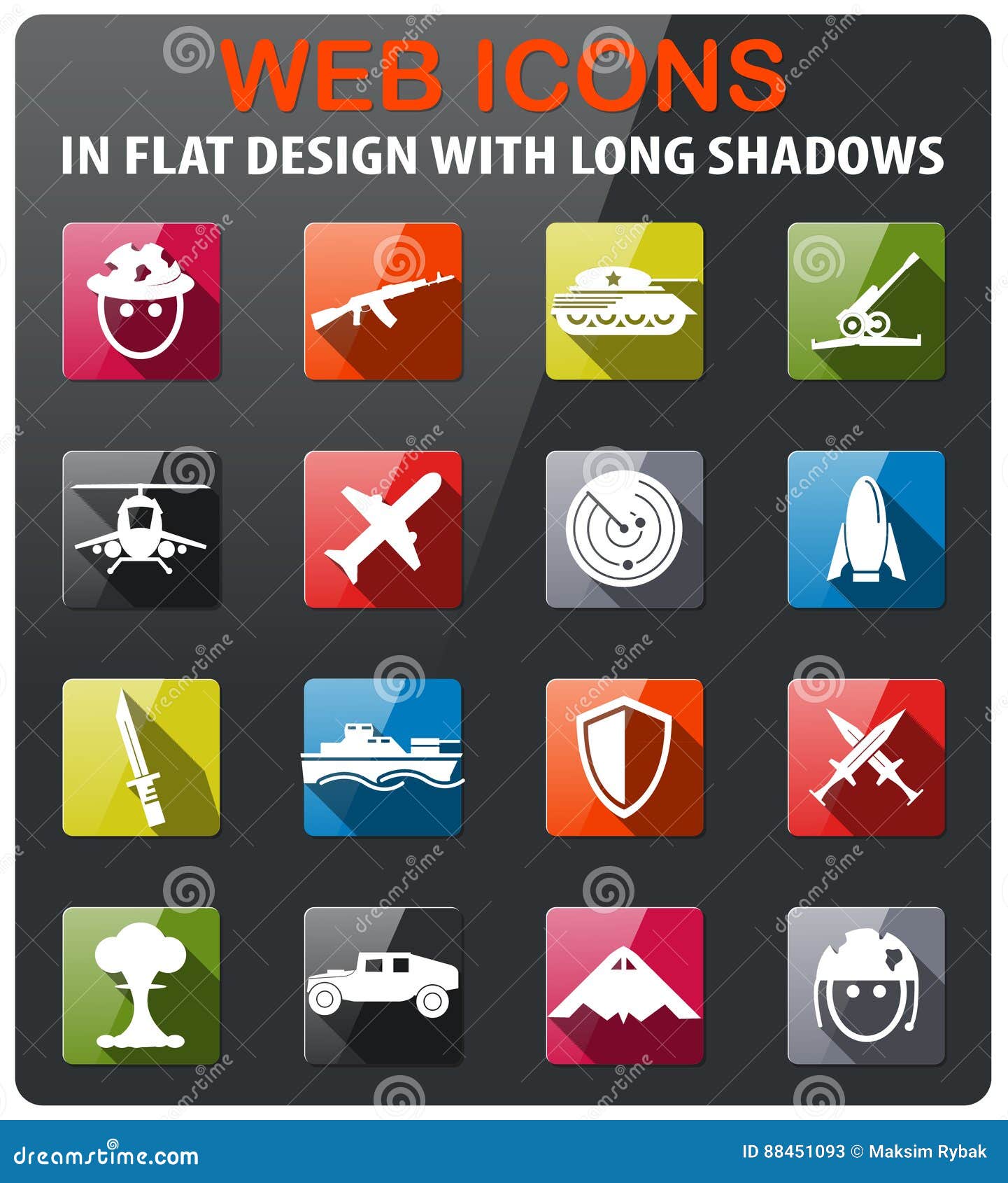 War symbols icon set stock illustration. Illustration of symbols - 88451093