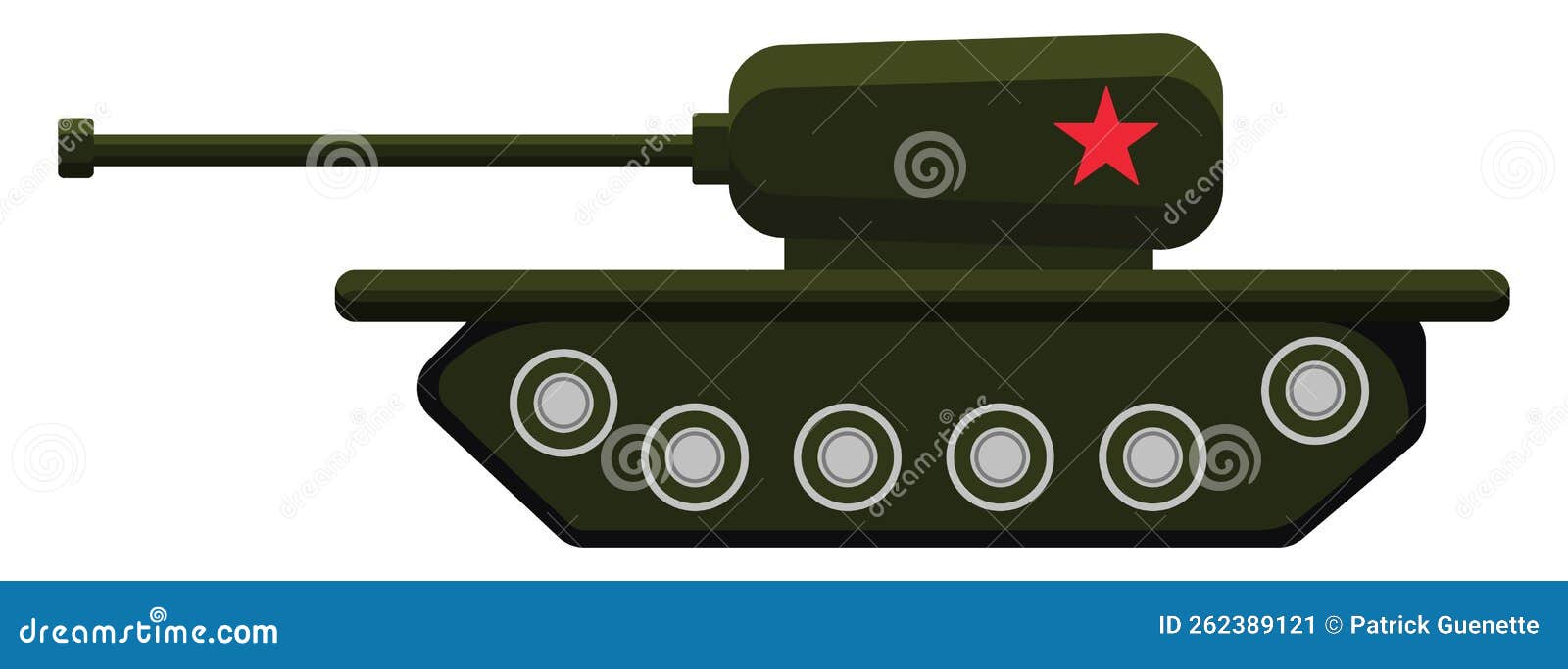 War tank, icon stock vector. Illustration of tank, white - 262389121