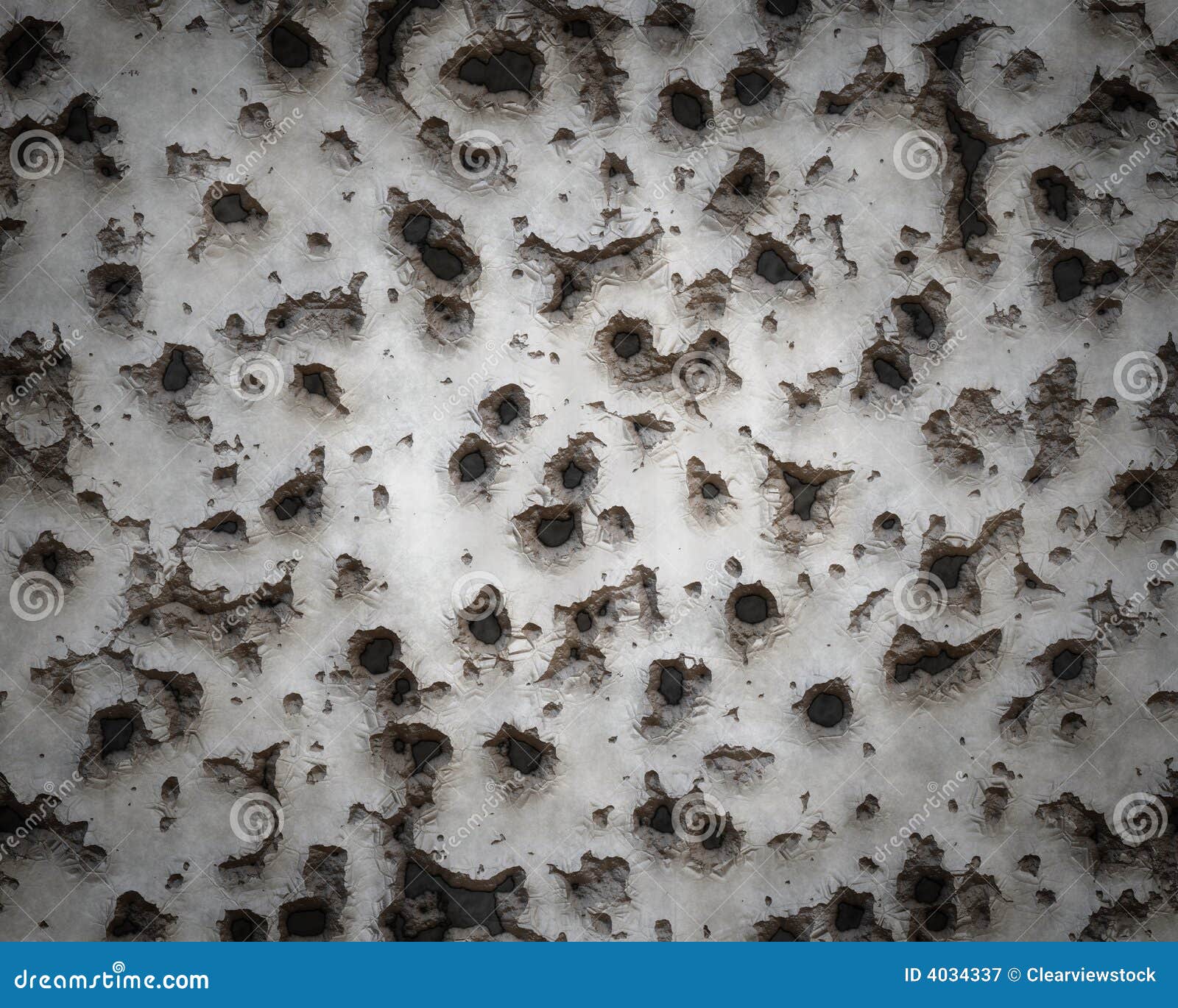 War torn concrete wall stock vector. Illustration of damaged - 4034337