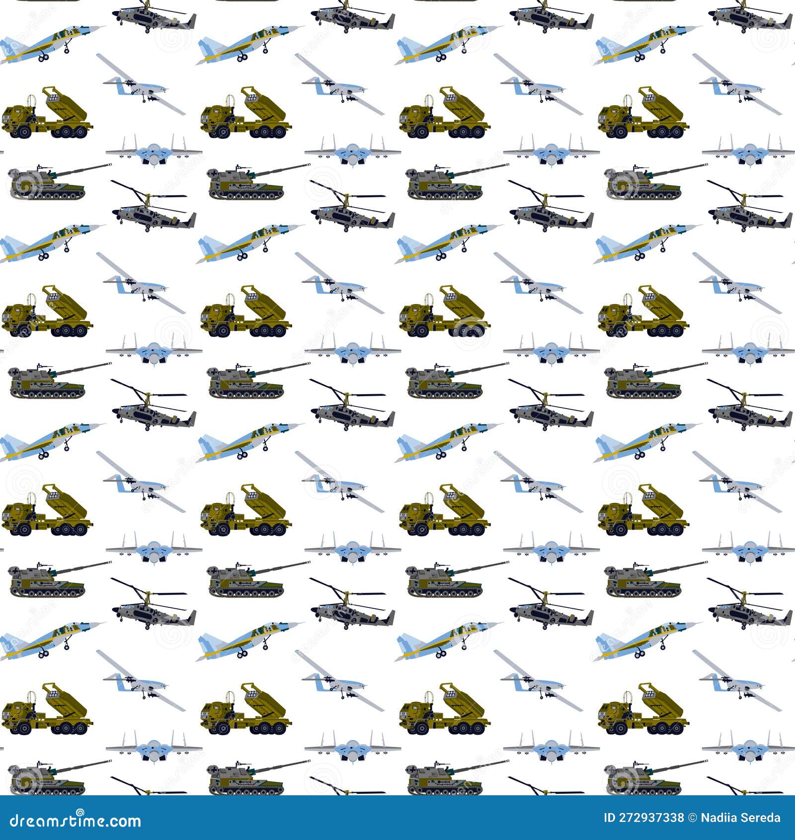 War Transport Seamless Pattern Stock Vector - Illustration of system ...