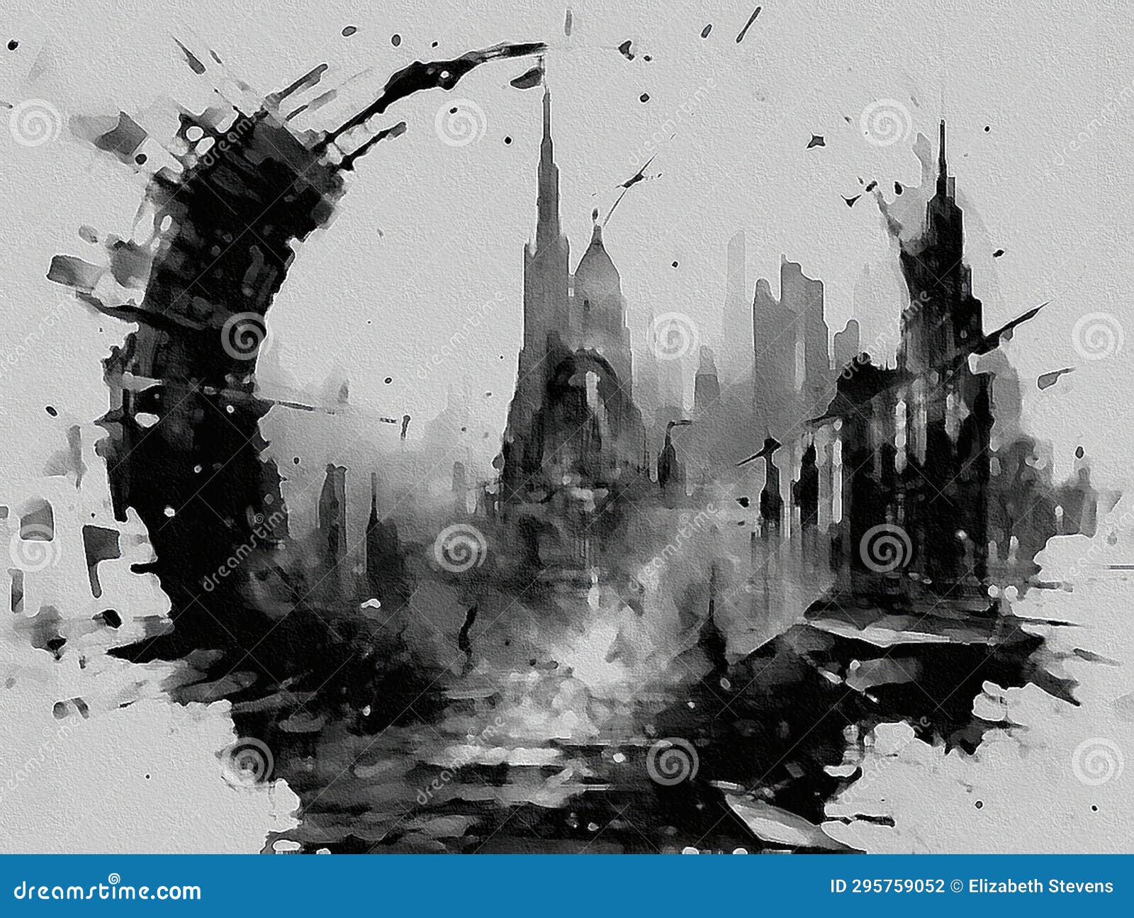 After the War, the View Has Changed Stock Illustration - Illustration ...