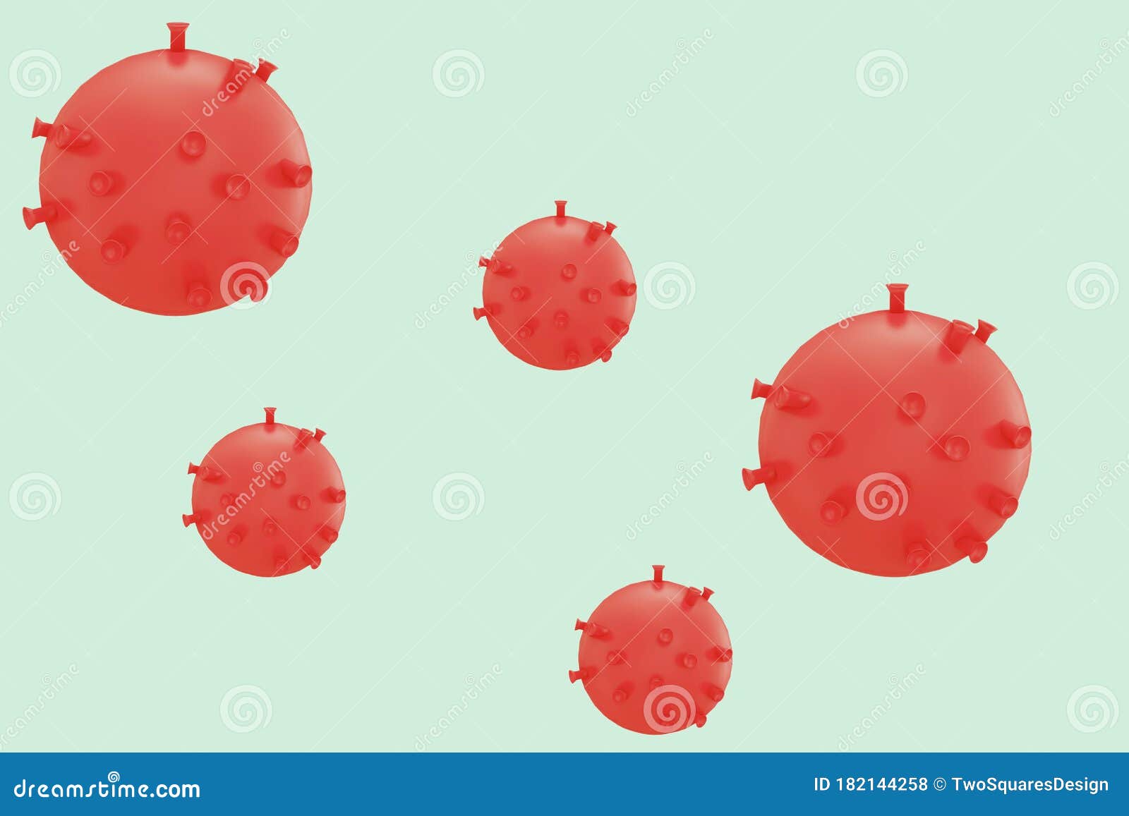 War on Virus Image Represent Virus and Bacteria. Stock Illustration ...