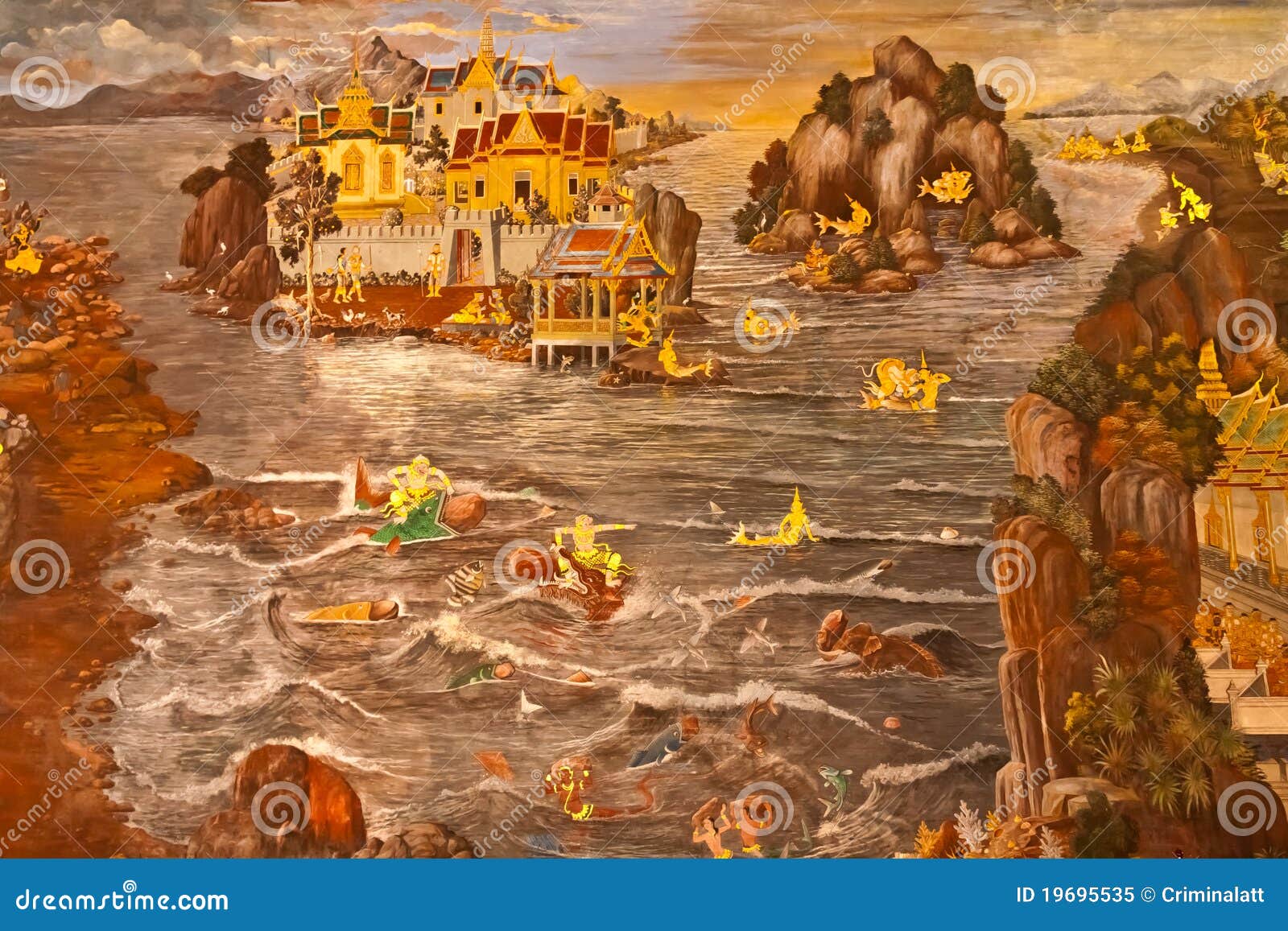 War in the water stock image. Image of exquisite, buddhist - 19695535