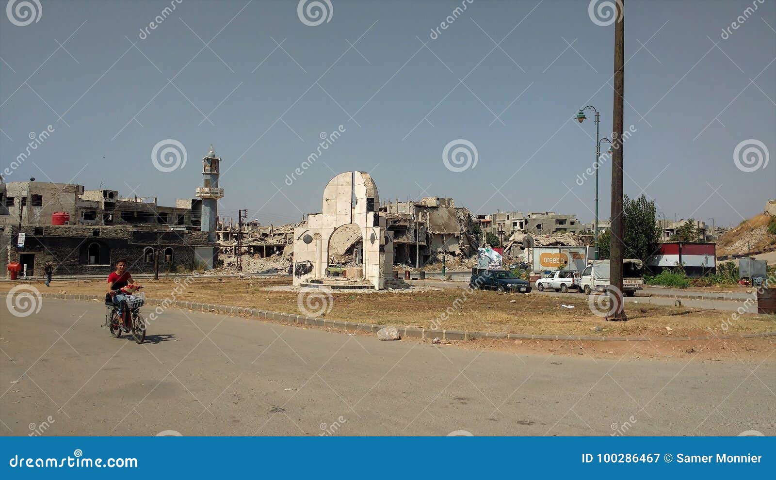 City of homs after war editorial photography. Image of desaster - 100286467