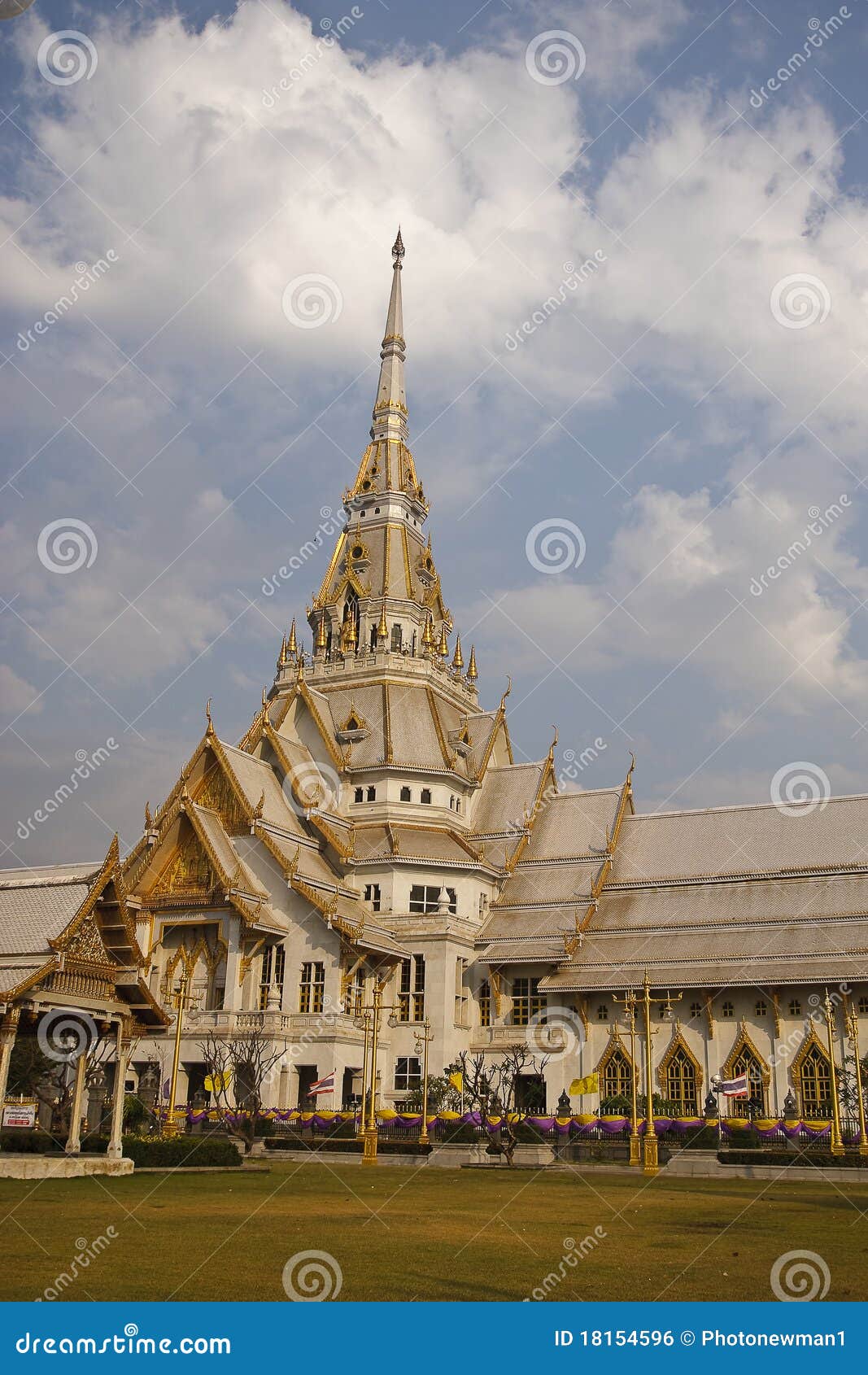 Wara Temple Sothon Worawihan Chachoengsao Thailand Stock Photo - Image ...