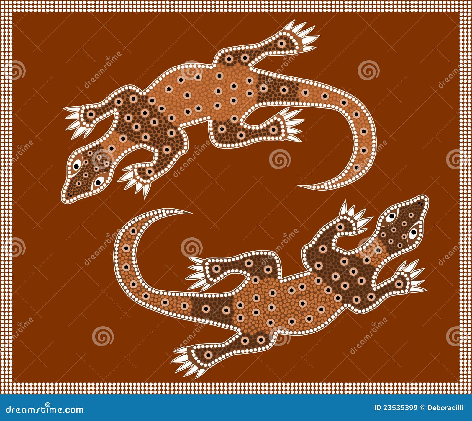 Waran stock illustration. Illustration of traditional - 23535399