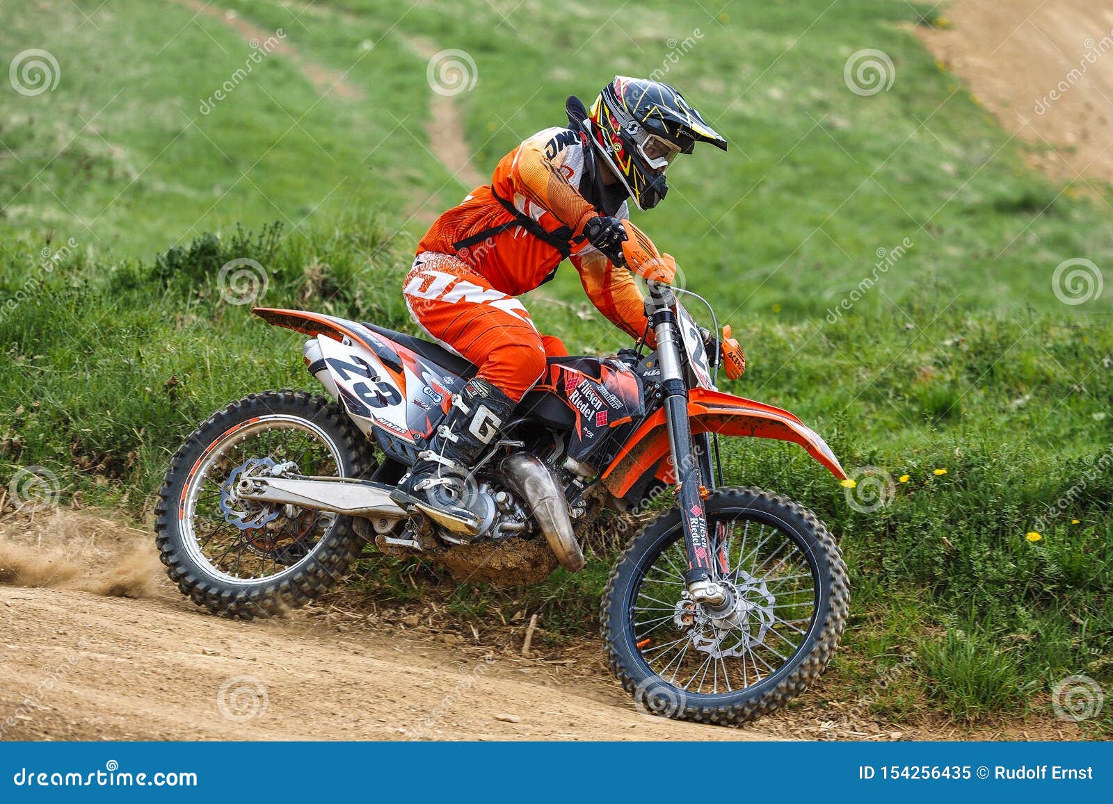 Warching, Germany - June 29, 2019: Motocross Training in Warching ...